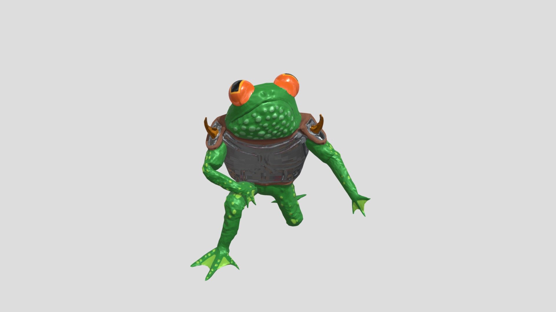 Fobos, la rana torpe - 3D model by daaaaaaaaa_niel [ed8f8eb] - Sketchfab