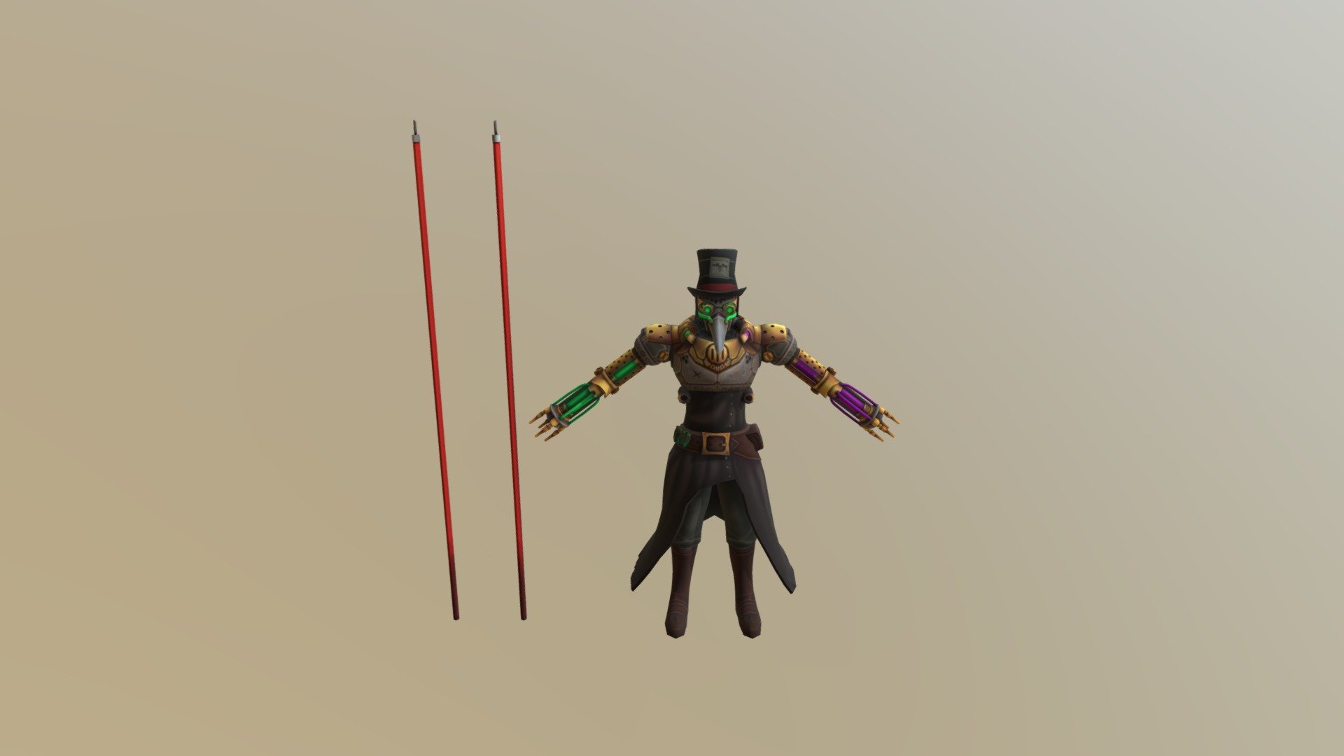 Zero (League of Legends fan Champion concept) - 3D model by Steven ...