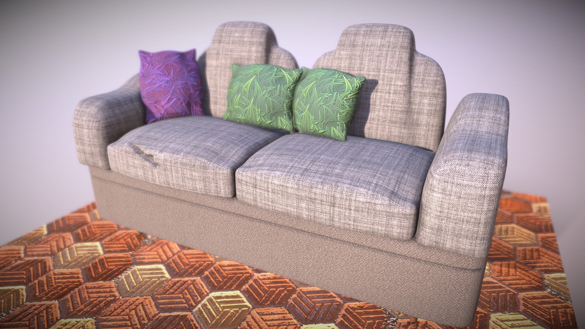 Sofa - 3D model by suraj2578 [ed8f9ff] - Sketchfab