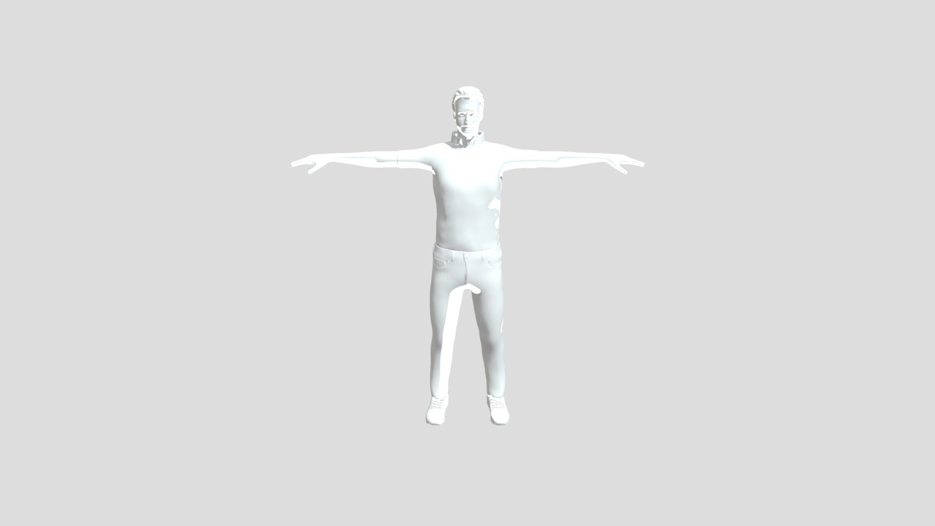 Static Avatar with Polo T shirt - Download Free 3D model by vorpstech ...