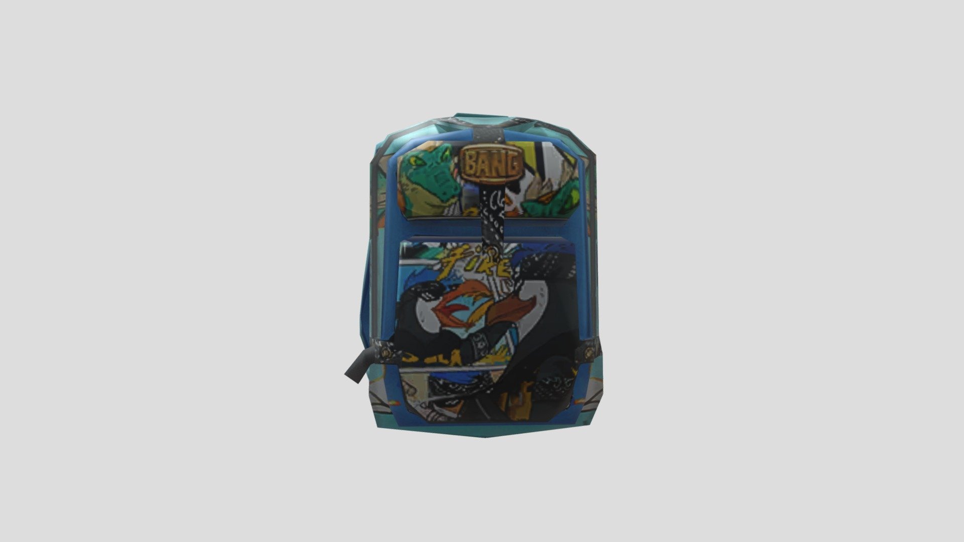 Backpack_LV3 free fire - Download Free 3D model by rocklee.ff123 ...