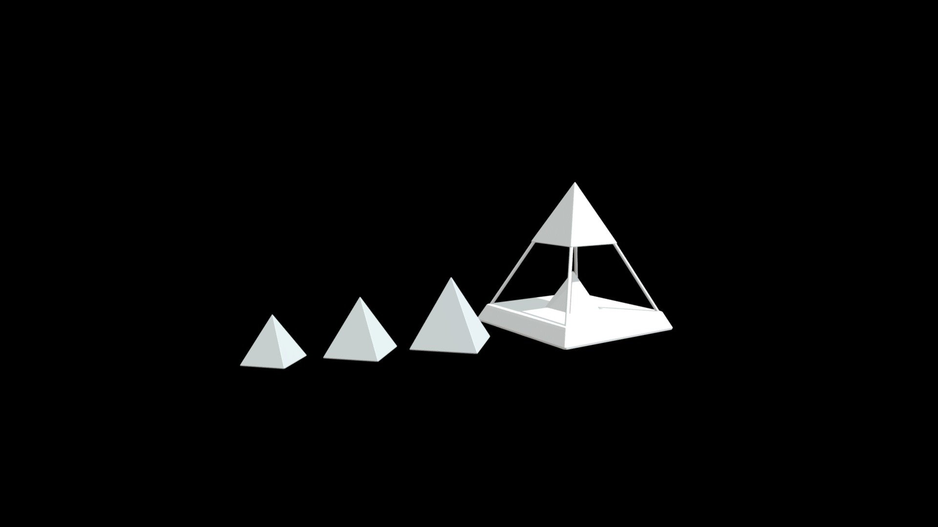 Pyramids - Download Free 3D model by Jewel (@enterstudio) [ed90dca ...