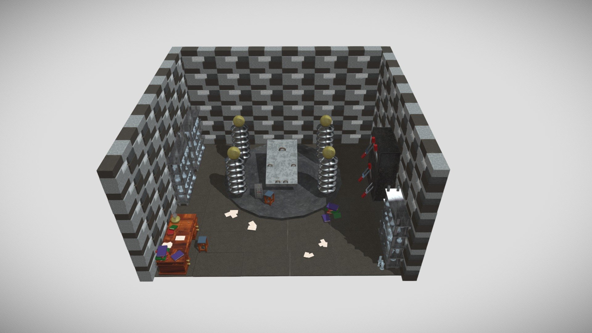 Frankenstein's Lab - 3D model by nebs99 [ed9133b] - Sketchfab