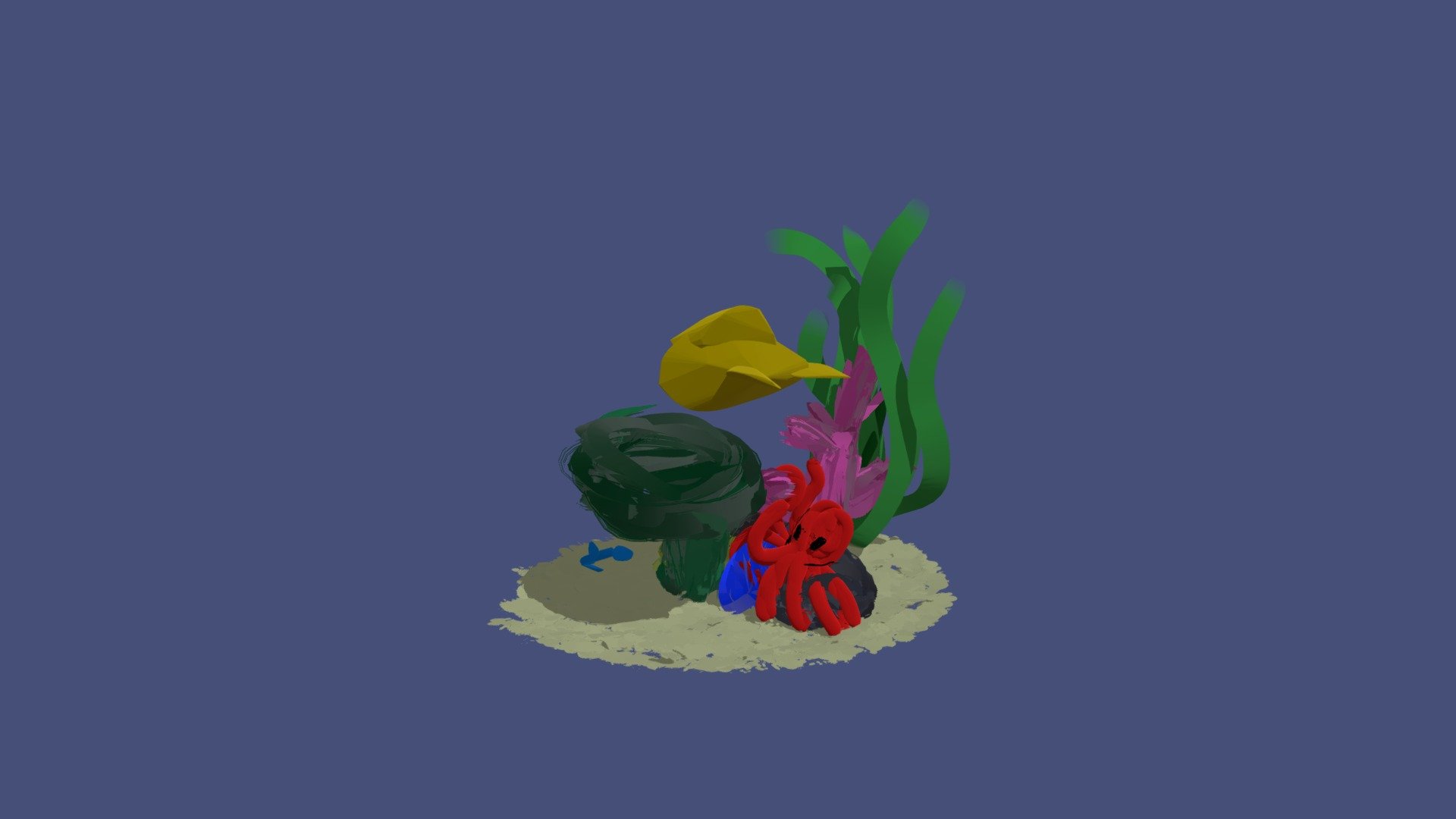 Under the sea - Download Free 3D model by paigethedragongirl [ed91cd8 ...
