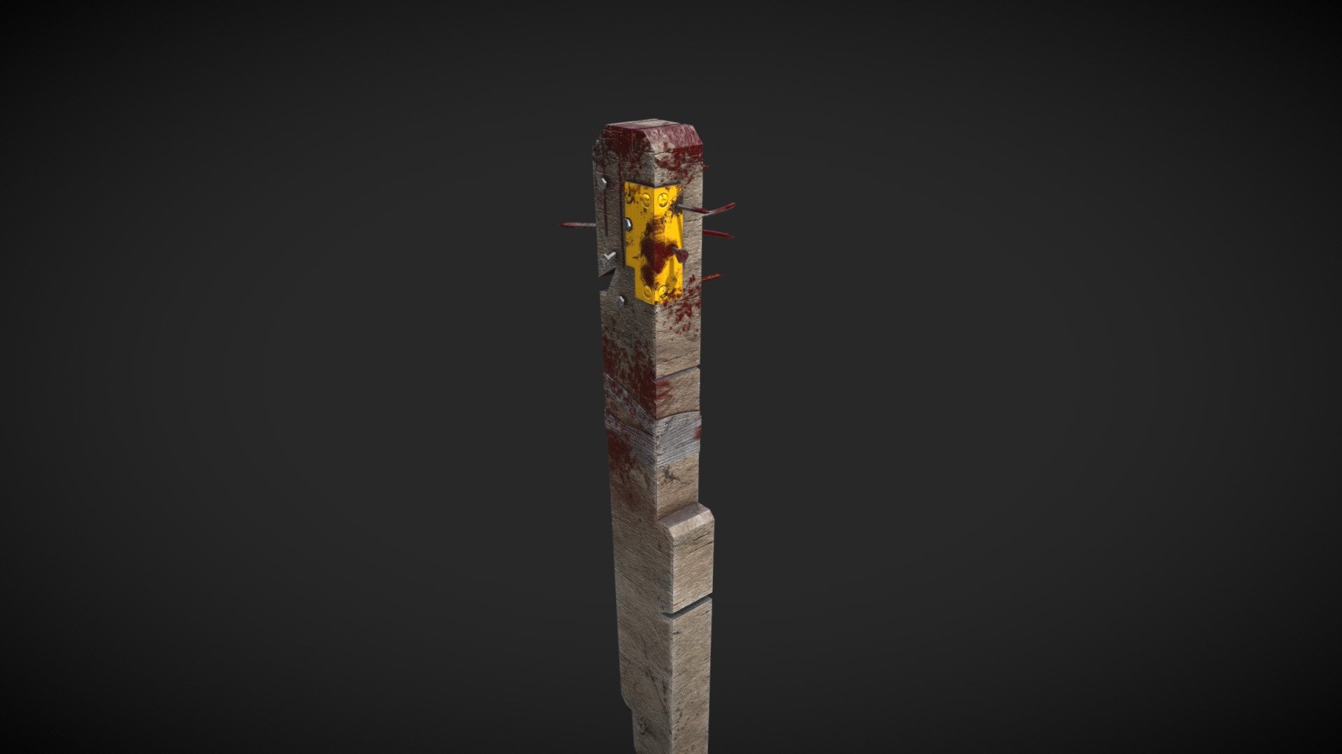 Wood Plank for smashing people - Download Free 3D model by Molfgang ...