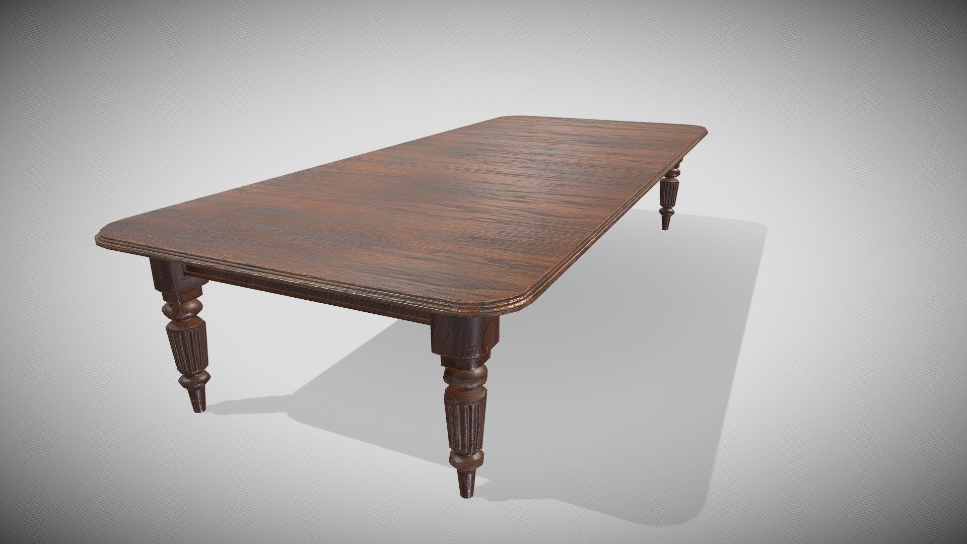 Large Dining Table - Download Free 3D model by lagesnpiet [ed94c79 ...