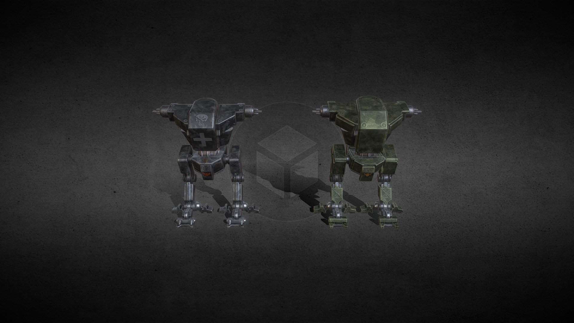 Brute mecha V1 - 3D model by jashma82 [ed94c95] - Sketchfab