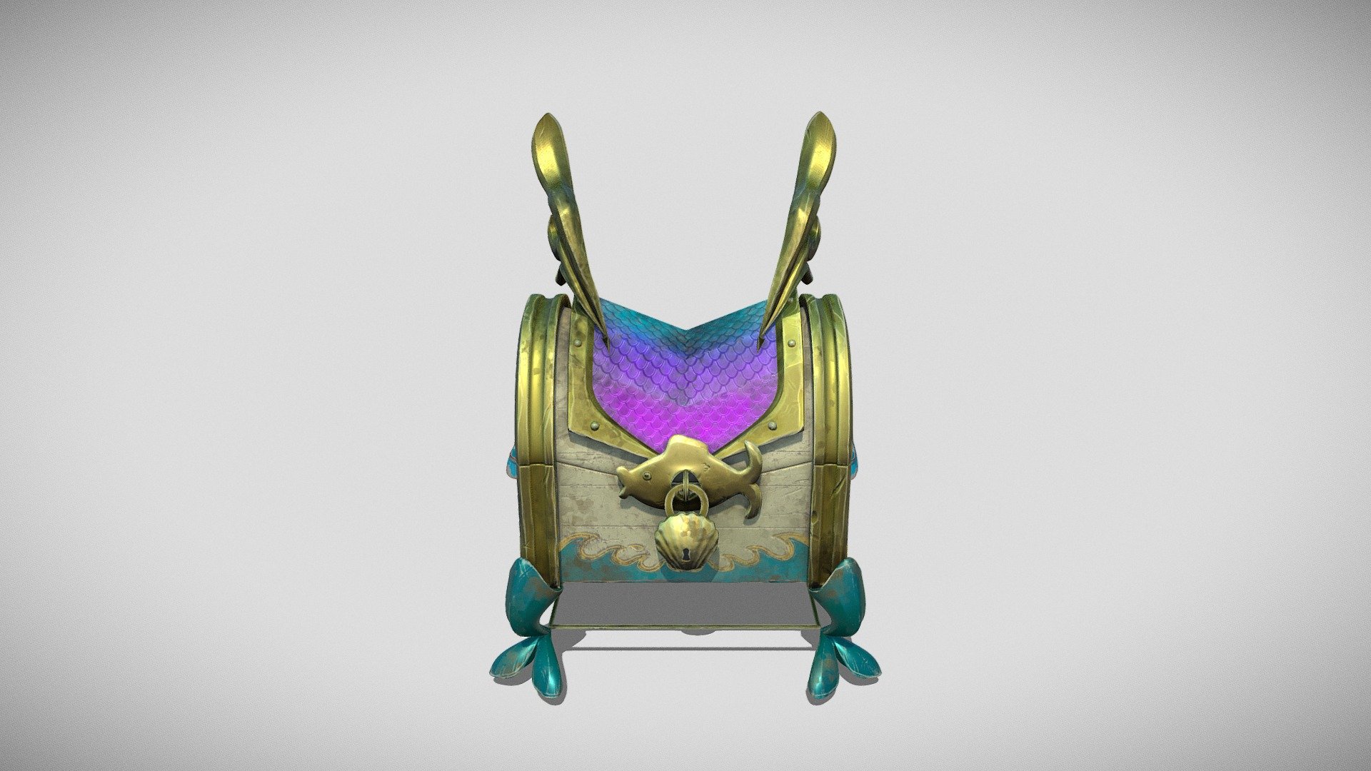 Mermaid Chest - 3D model by Lisa (@LisaRichter) [ed954ff] - Sketchfab