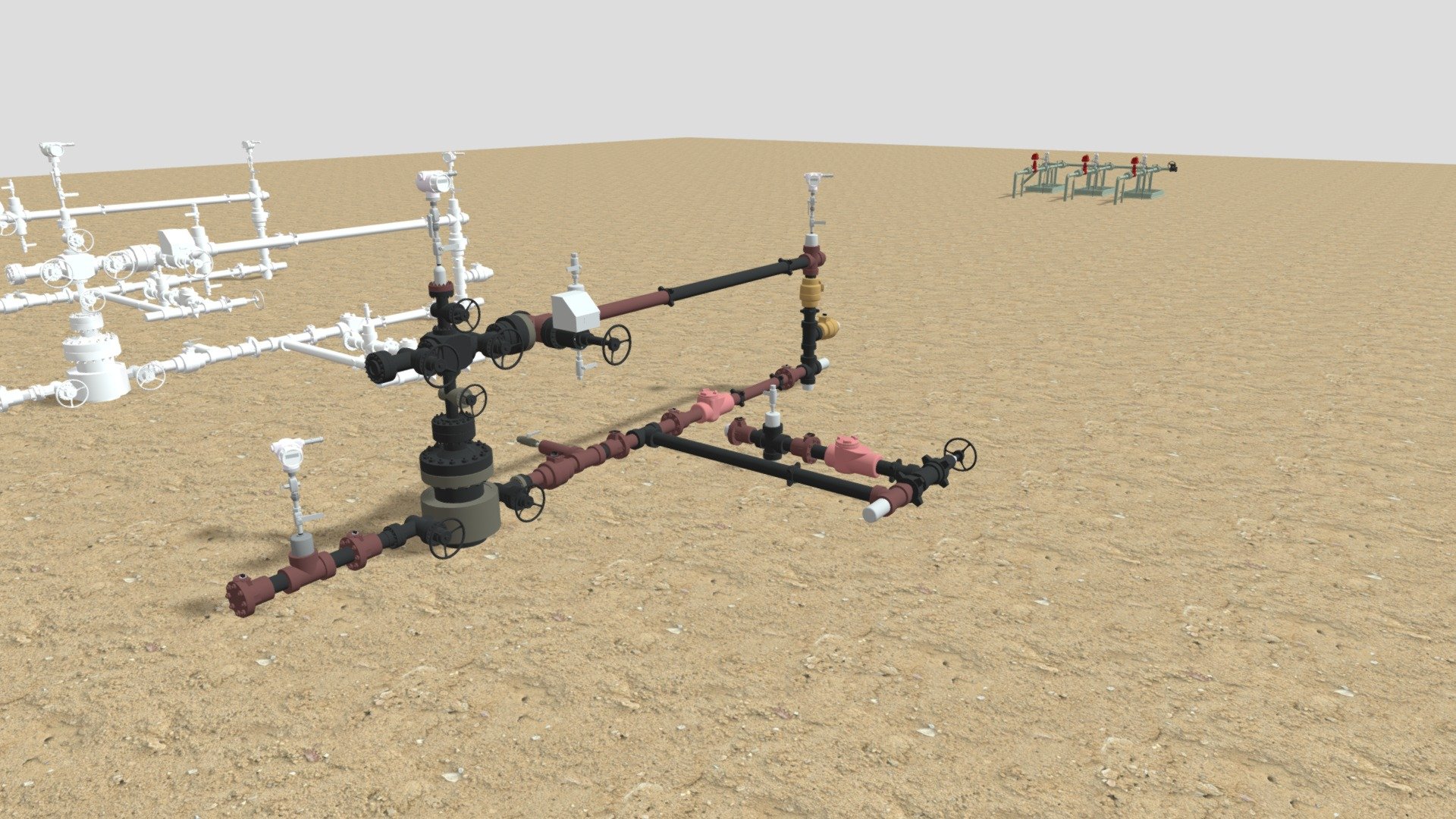 GL Wellhead - 3D model by wellsitelms [ed957fa] - Sketchfab