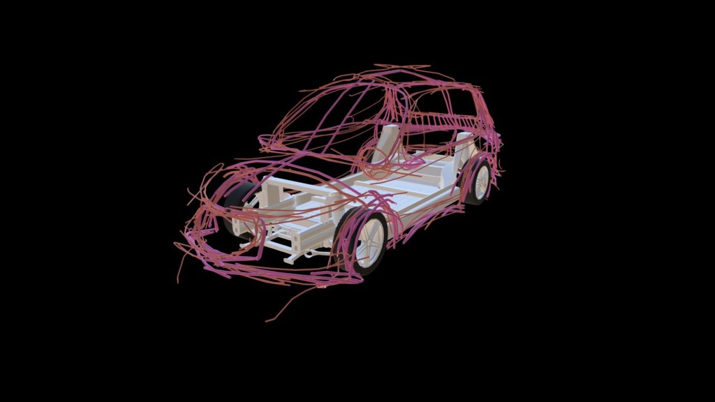Tesla Model S sketch - 3D model by Gravity Sketch (@gravitysketch ...