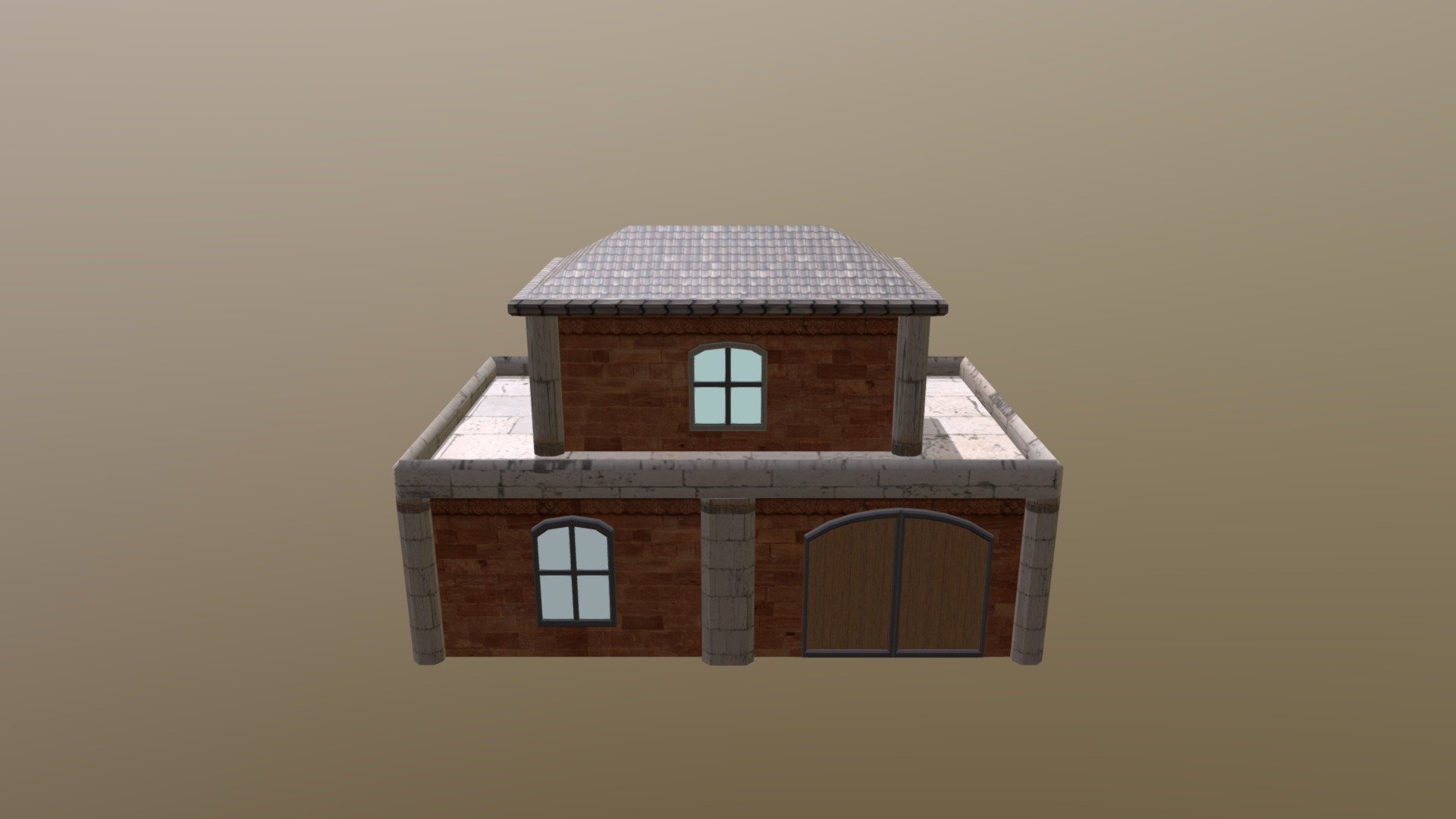 Textured House 6 - 3D model by Wickbom_Folke [ed9895c] - Sketchfab