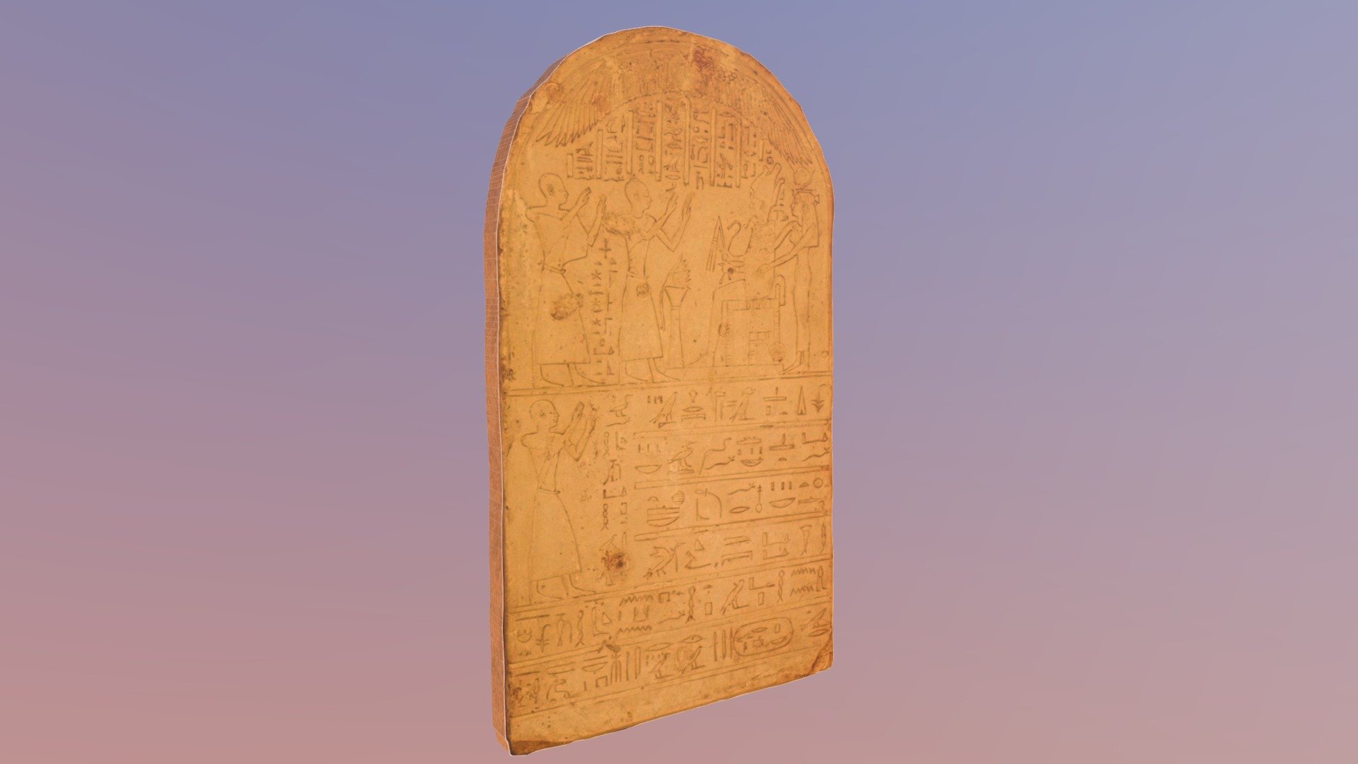 27 Stela of Irethoreru - Download Free 3D model by artseteaching ...