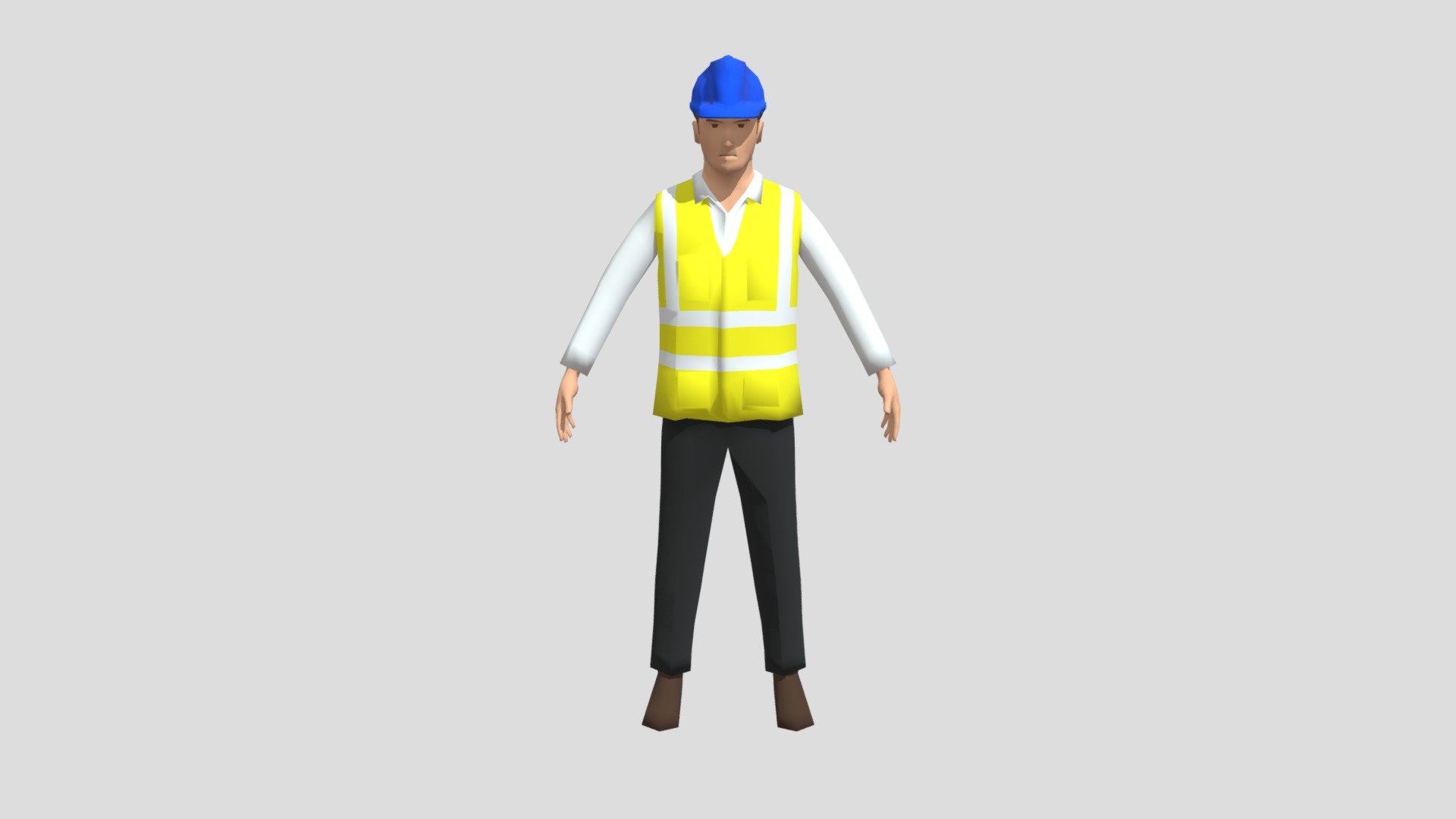 Lowpoly Engineer - 3D model by owowowsam [ed9aa8d] - Sketchfab