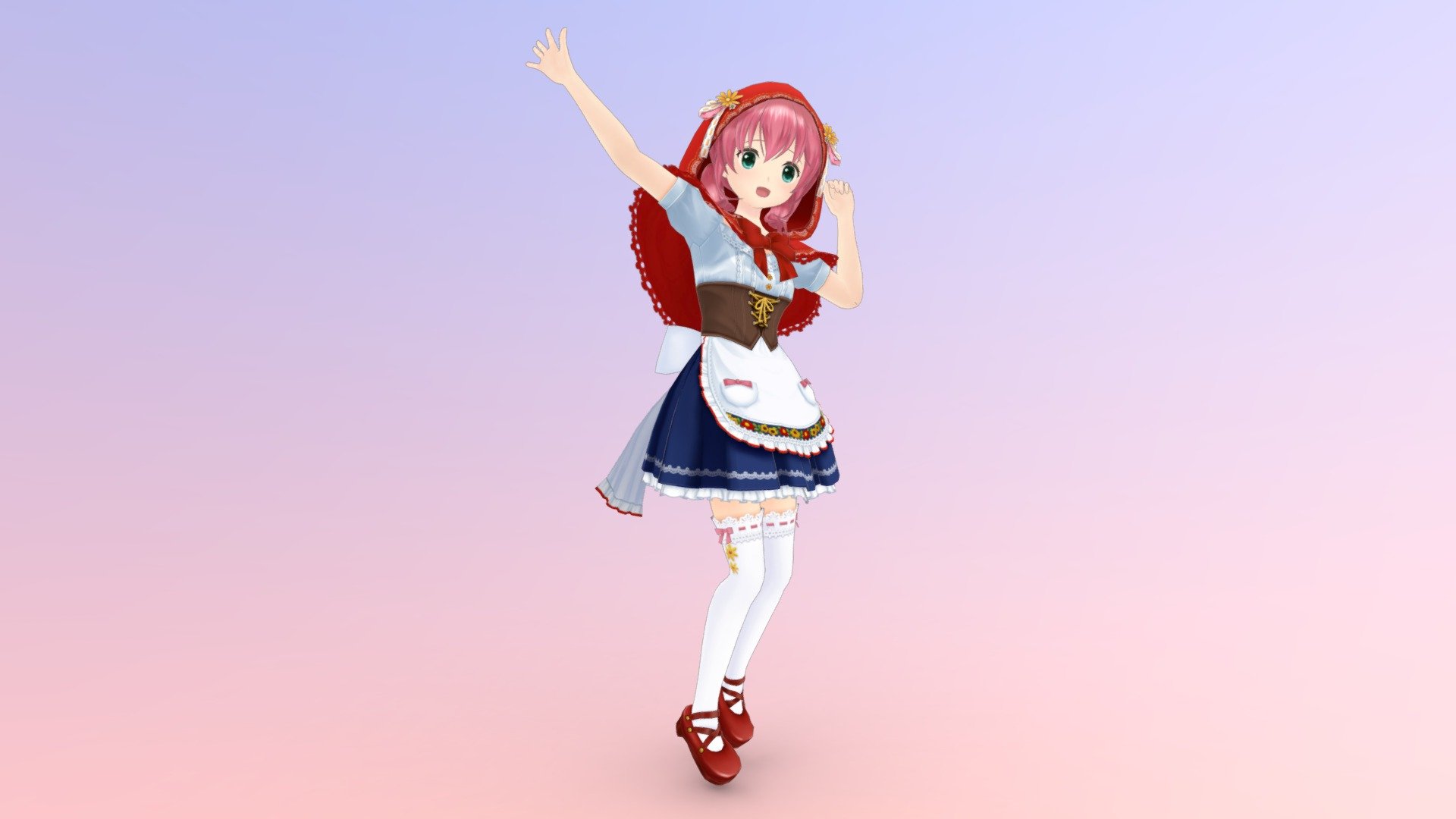 Mano Sakuraku Manga Character - 3D model by Los Bionicos Animation Studio (@losbionicos ...