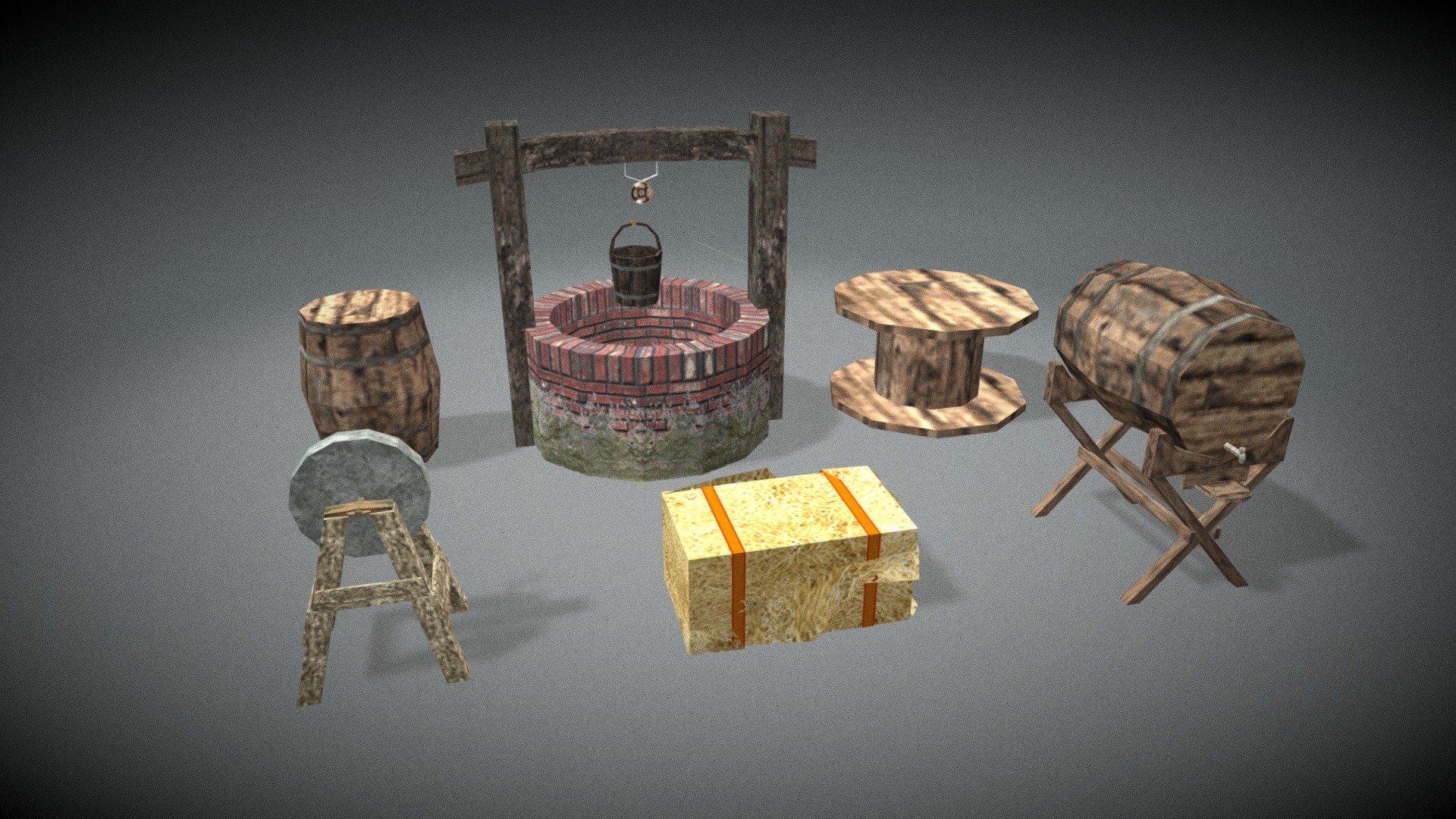 PSXprop - Farm props - Download Free 3D model by Wardster (@WardsterSAW ...