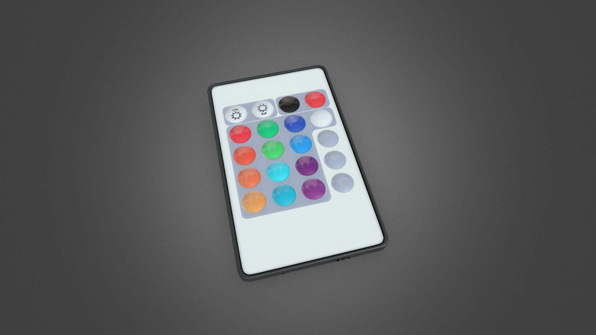 RGB Remote Control - 3D model by Grishmanovskij Anton ...