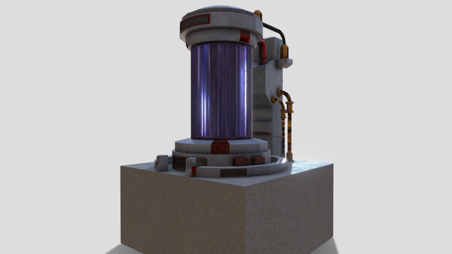 Sci Fi Vat - Download Free 3D model by Z-Brown [eda19d4] - Sketchfab