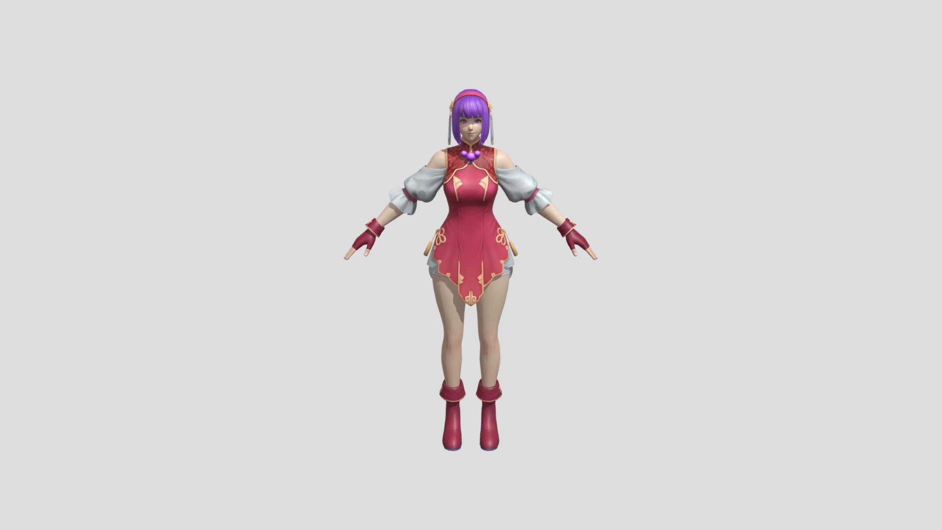 Athena Asamiya (XV) - KOF All Stars - Download Free 3D model by ...