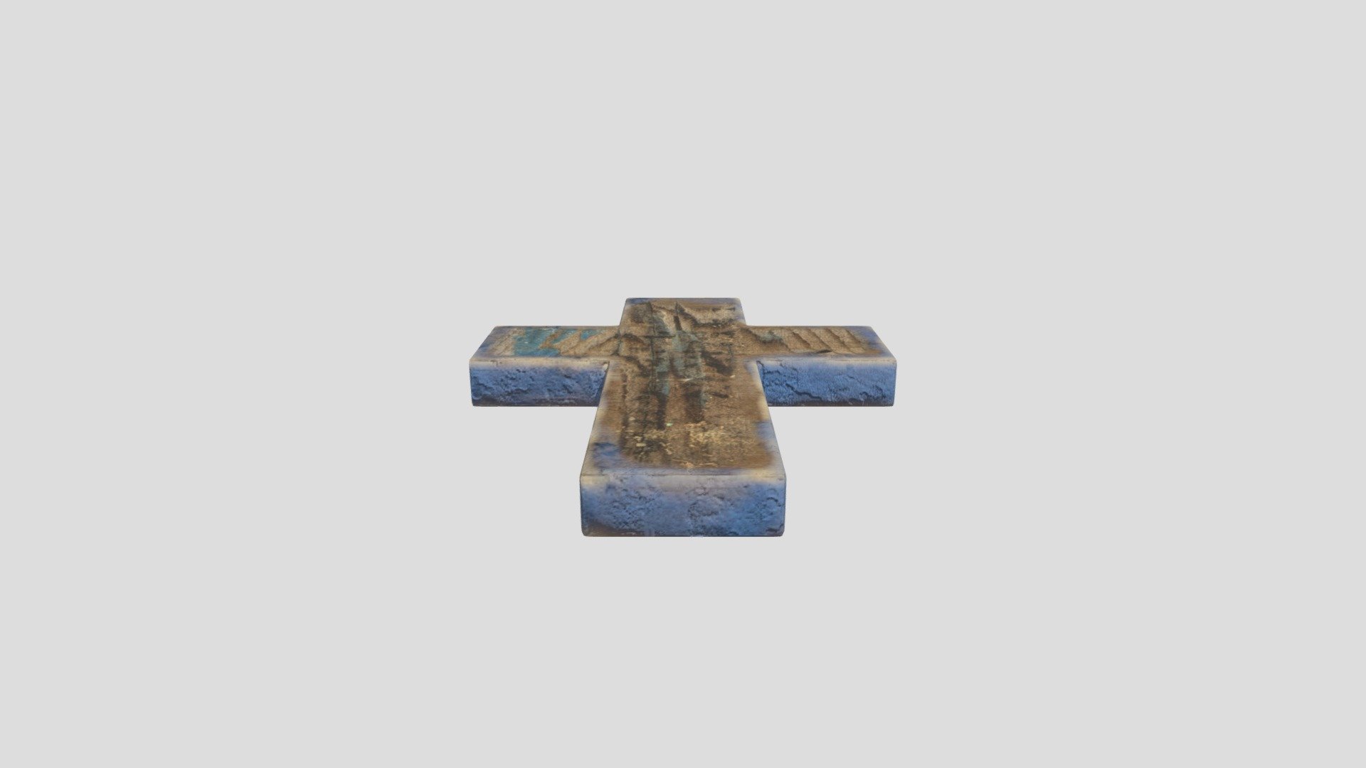 Wooden Cross: thejoshuatree.earth - 3D model by eplatero [eda2c07 ...