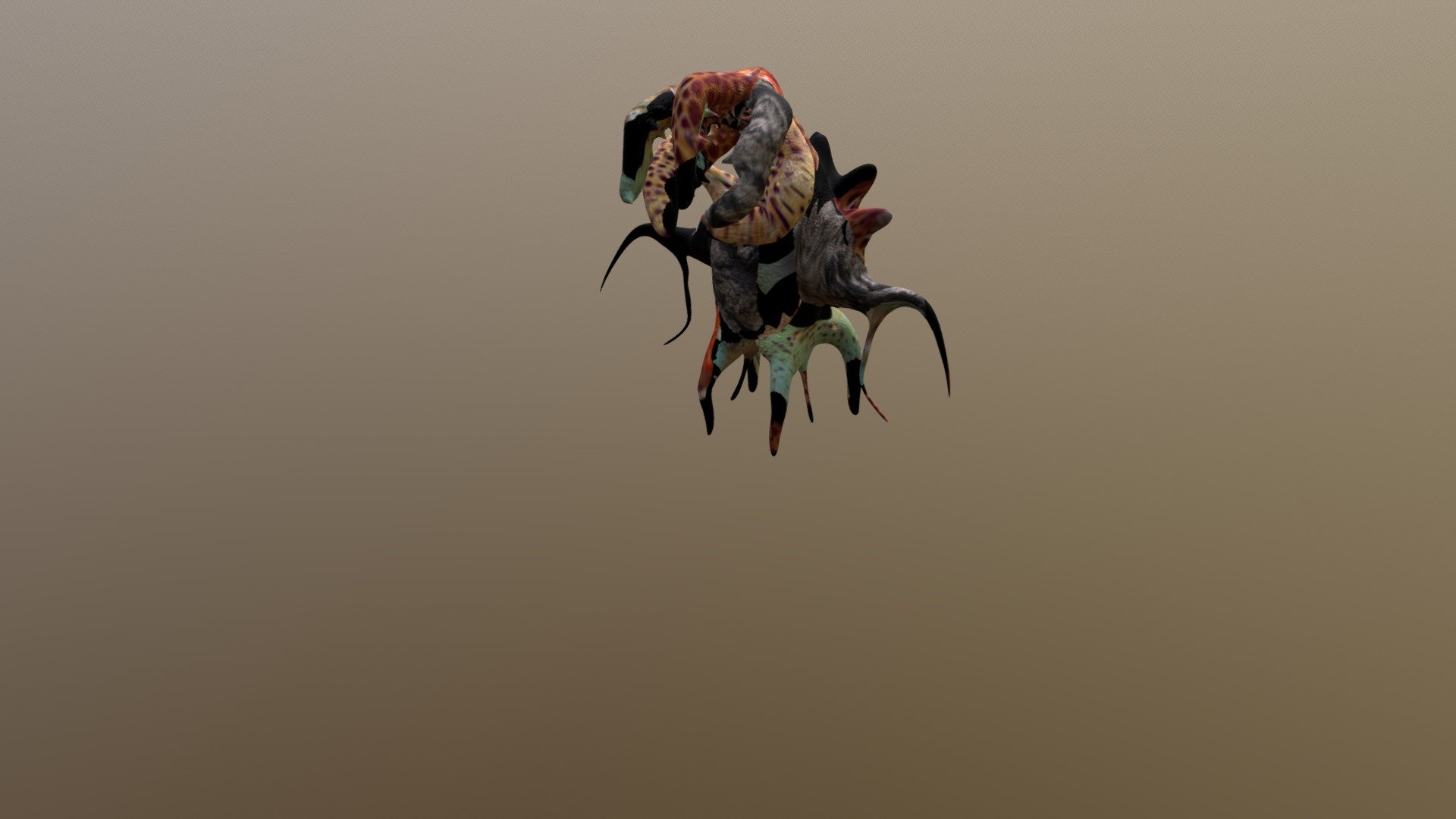 Land Squid - 3D model by meson [eda3459] - Sketchfab