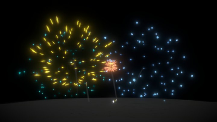 Firework 3D models - Sketchfab
