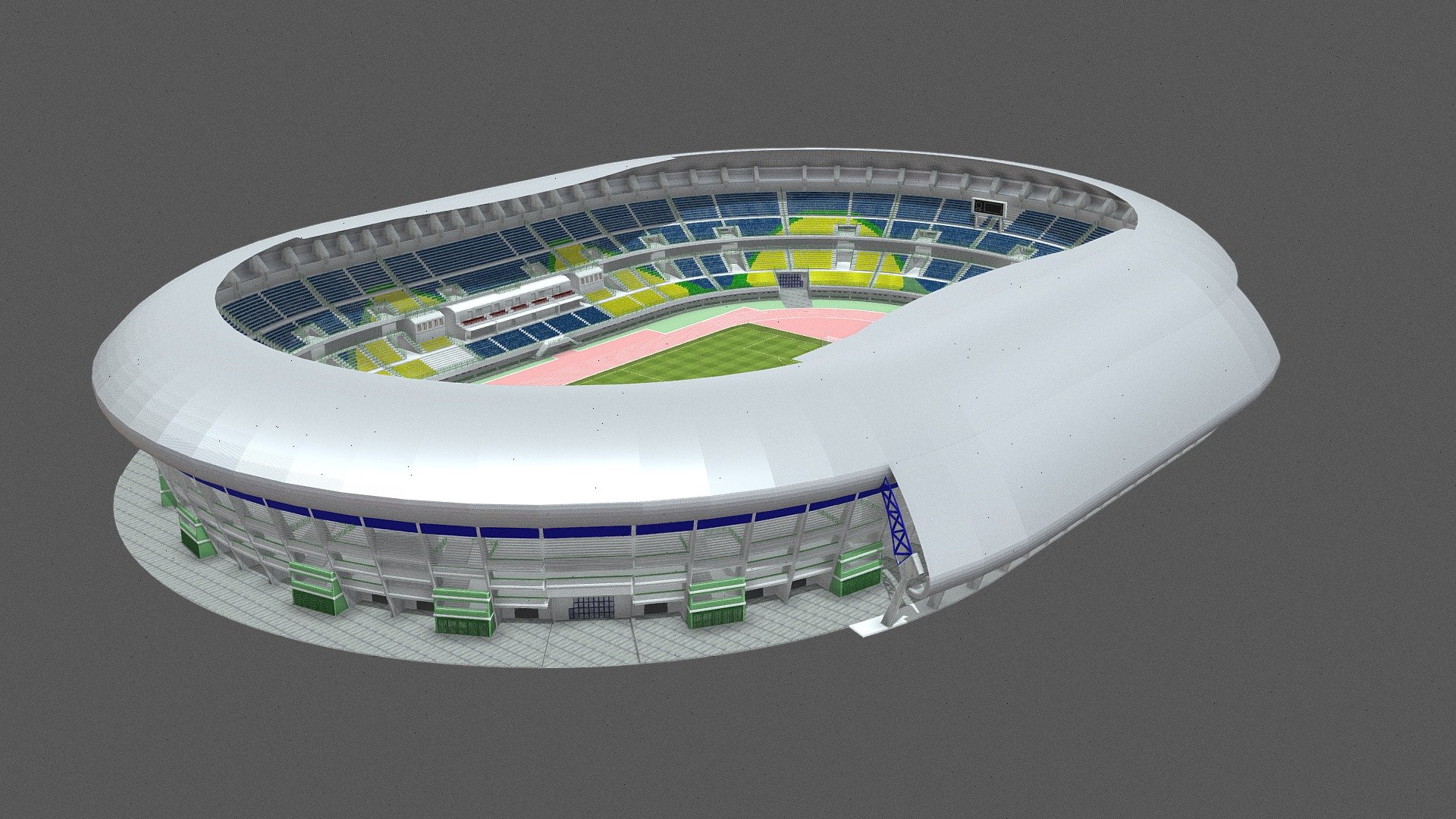 Gelora Bandung Lautan Api - 3D model by az.digi (@arifin.zn) [eda6908 ...