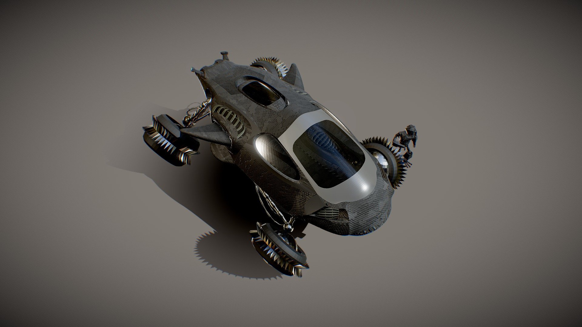 Shark Rover ATV - 3D model by VertaScan [eda9a5d] - Sketchfab