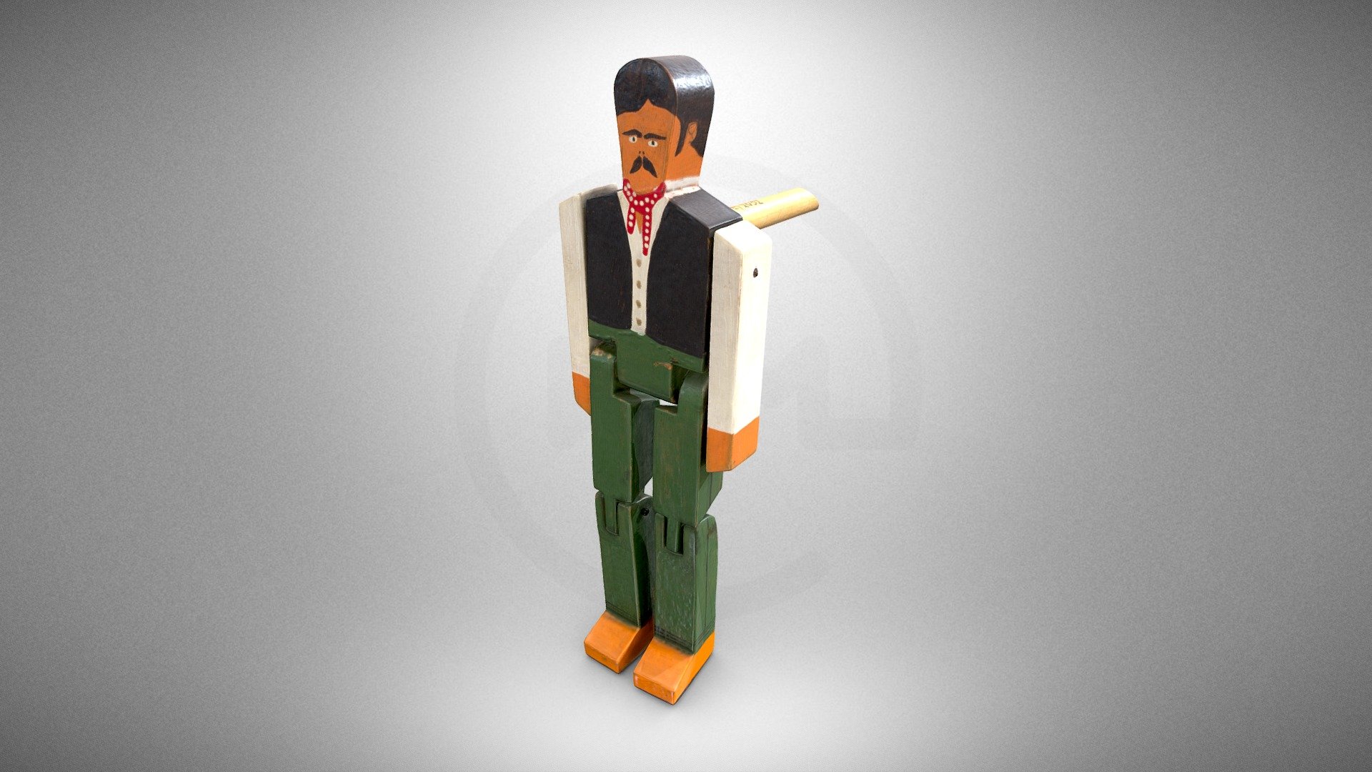 A toy - a dancing man - Download Free 3D model by Virtual Museums of ...