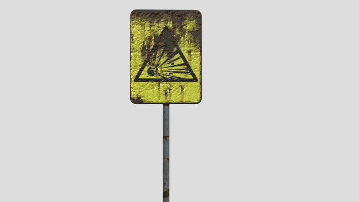 Warning-sign 3D models - Sketchfab