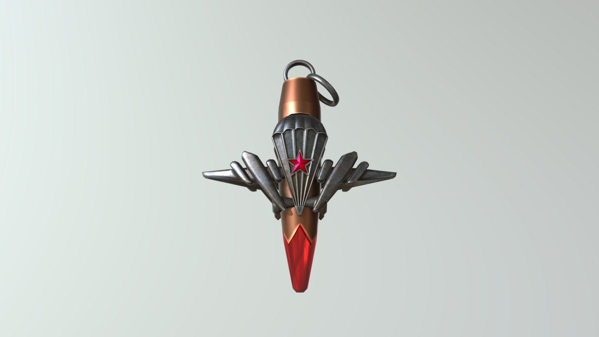 Десантный крестик. - 3D model by stroporez79 [edaa05b] - Sketchfab