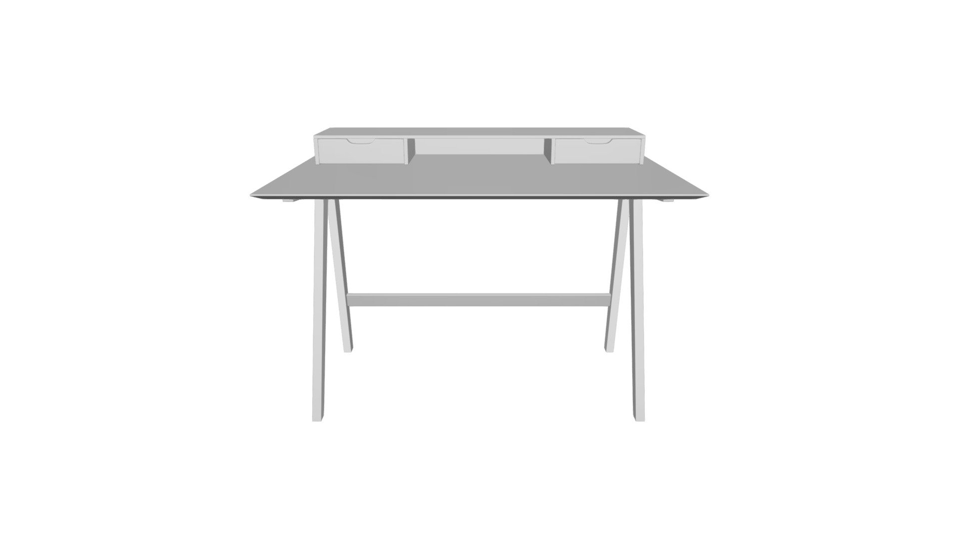 Desk Ivory. DG-HOME - 3D model by dg-home.ru [edaa32b] - Sketchfab