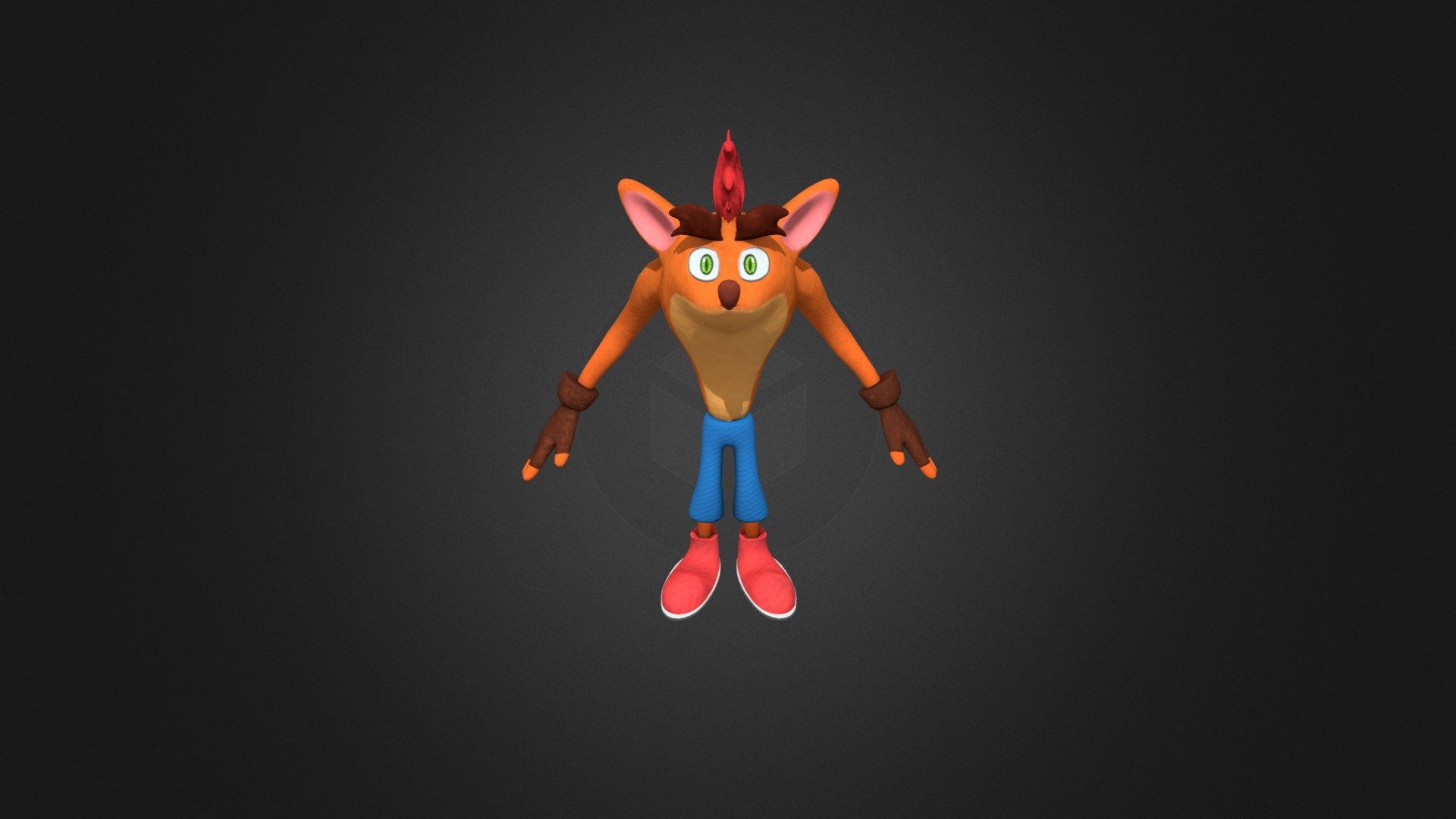 Crash Bandicoot (Dance Animation) - 3D model by FrancoDanielGarcia ...