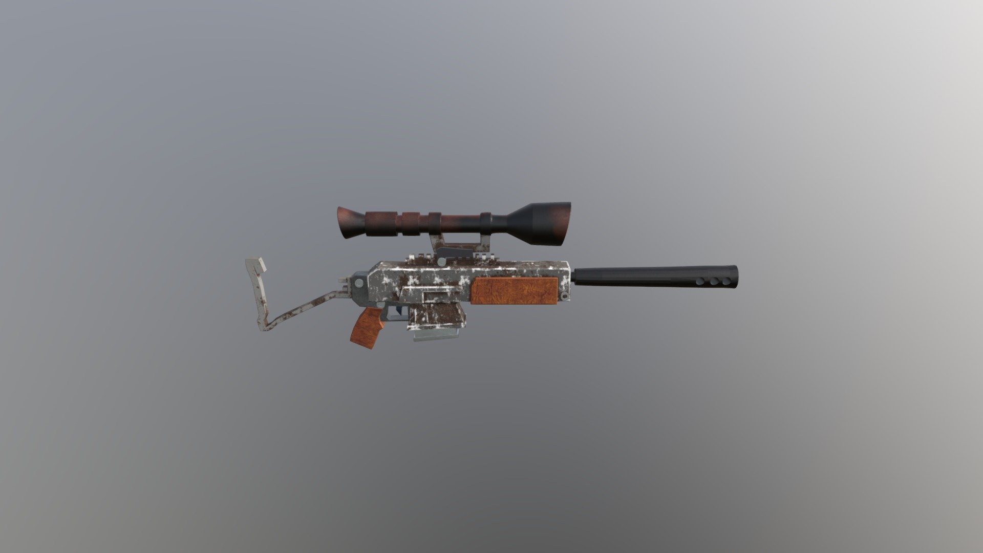 Sniper Rifle - 3D model by ashokrajk18 [edacdab] - Sketchfab