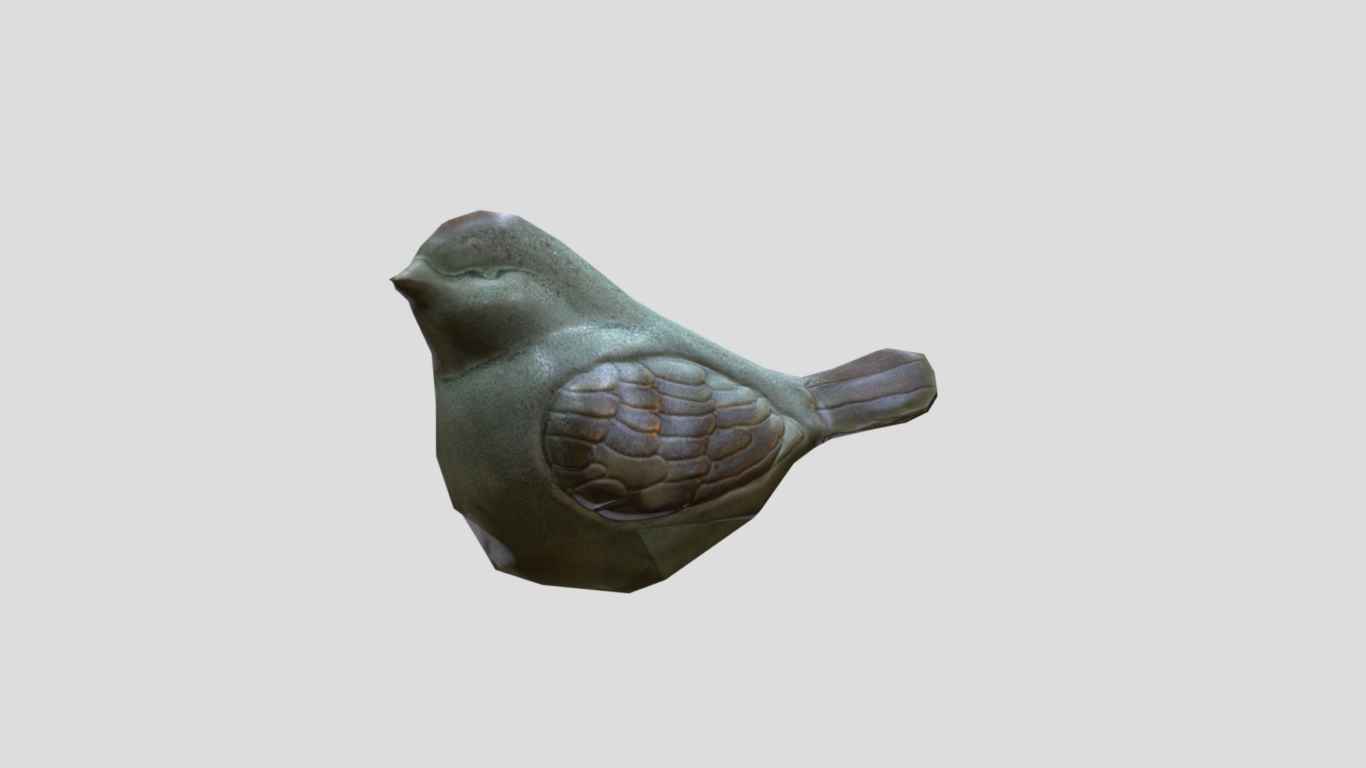 Bird (Teal) - Download Free 3D model by David Wigforss (@dwigfor ...