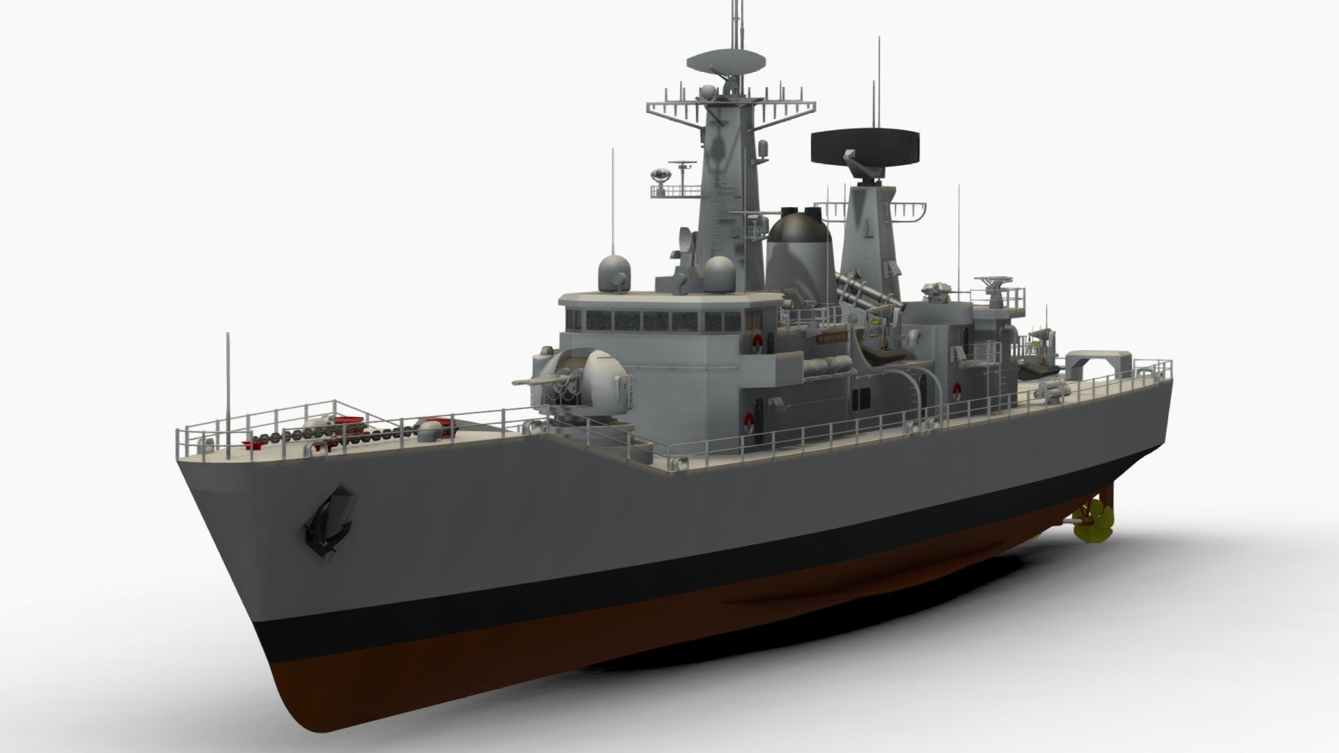 KRI Ahmad Yani 351 - Buy Royalty Free 3D model by NA3dmodel [edad47d ...