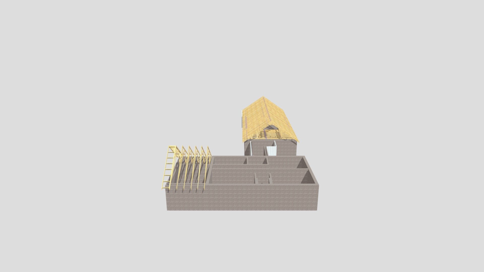 Murtagh_truss_roof - Download Free 3D model by Dermf [edad8b4] - Sketchfab