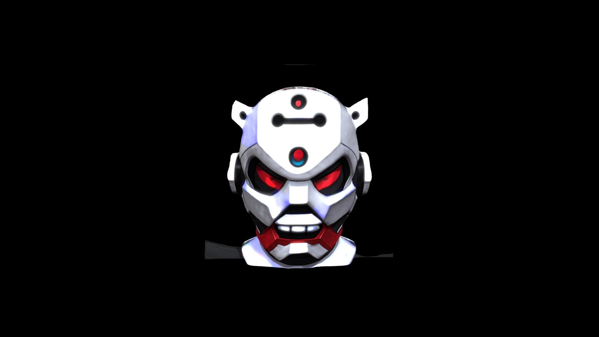 Helmet Mask Robot Cartoon 1481 - Download Free 3D model by klrxyz ...
