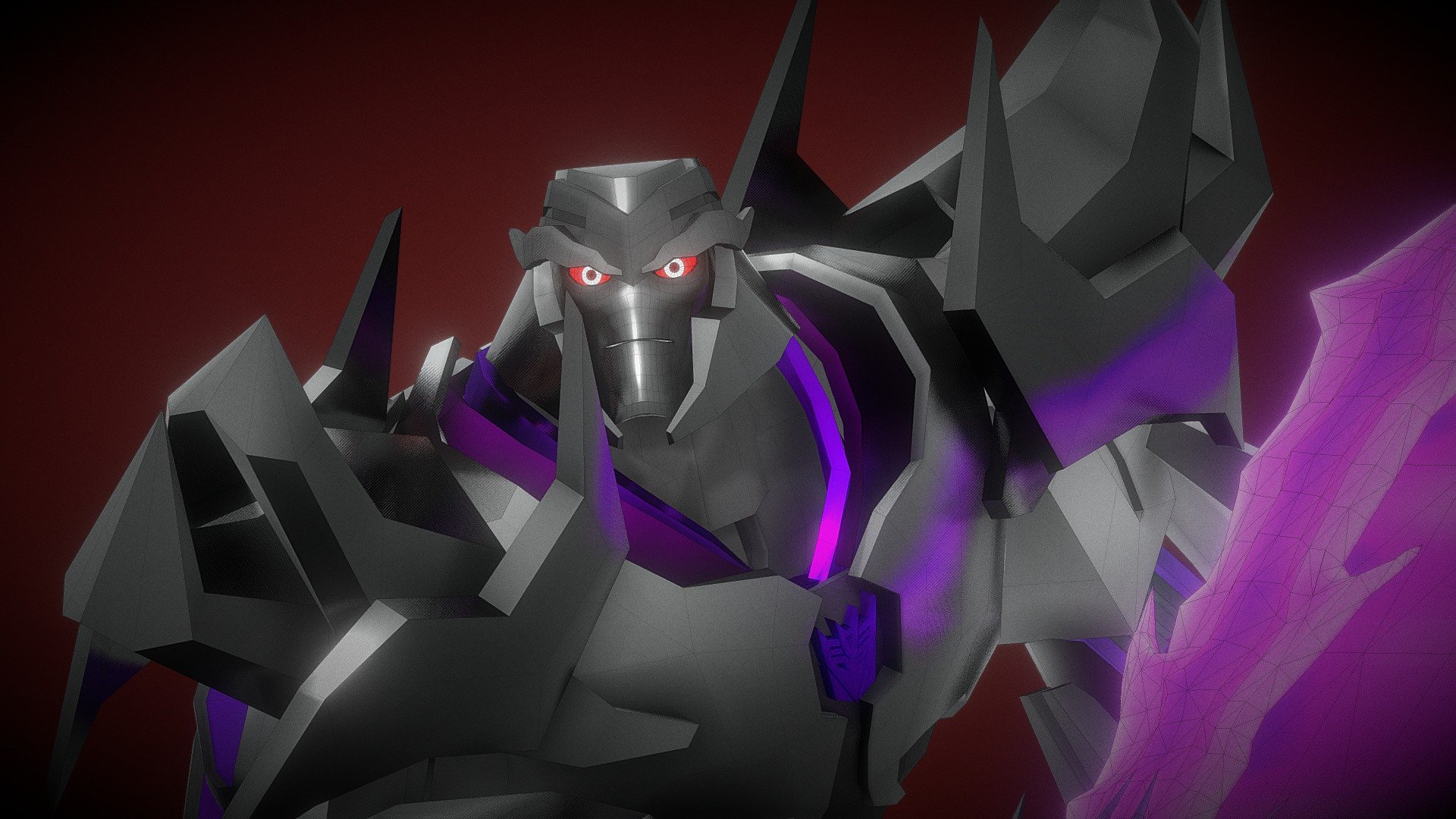 (RIGGED) Megatron (TRANSFORMERS: Prime) - Download Free 3D model by ...