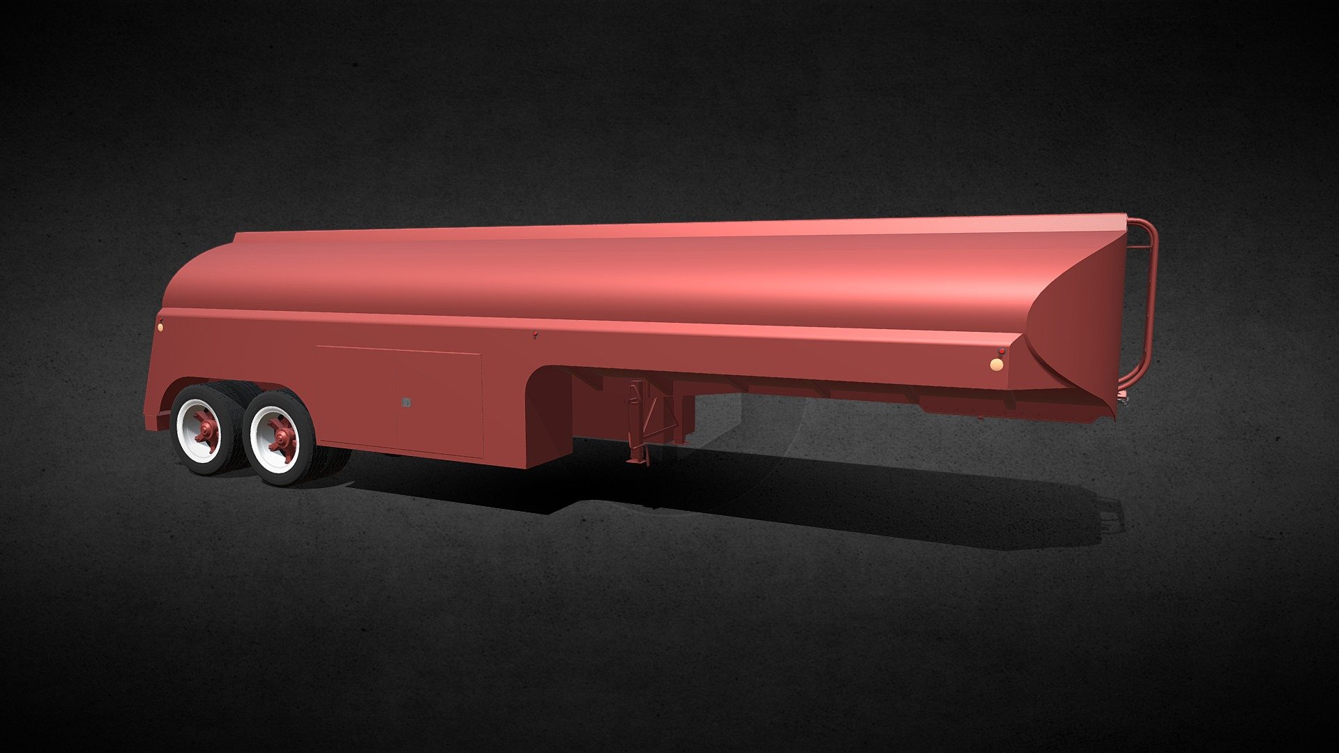 Fruehauf Tanker "DUEL" movie - 3D model by bansheewoj [edb05e4] - Sketchfab