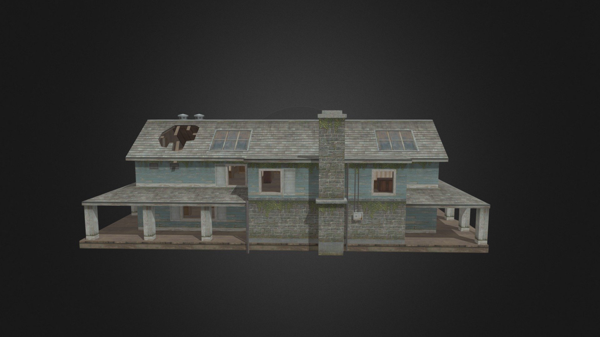 Free Fire Old peak house by No Rules YT - Download Free 3D model by ...