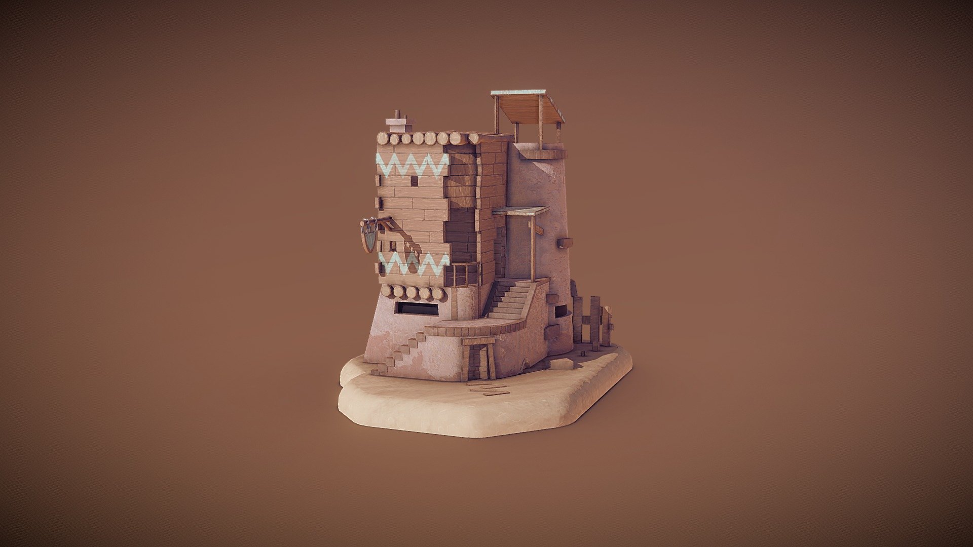 Desert House Diorama - Download Free 3D model by corey-access [edb29e3 ...