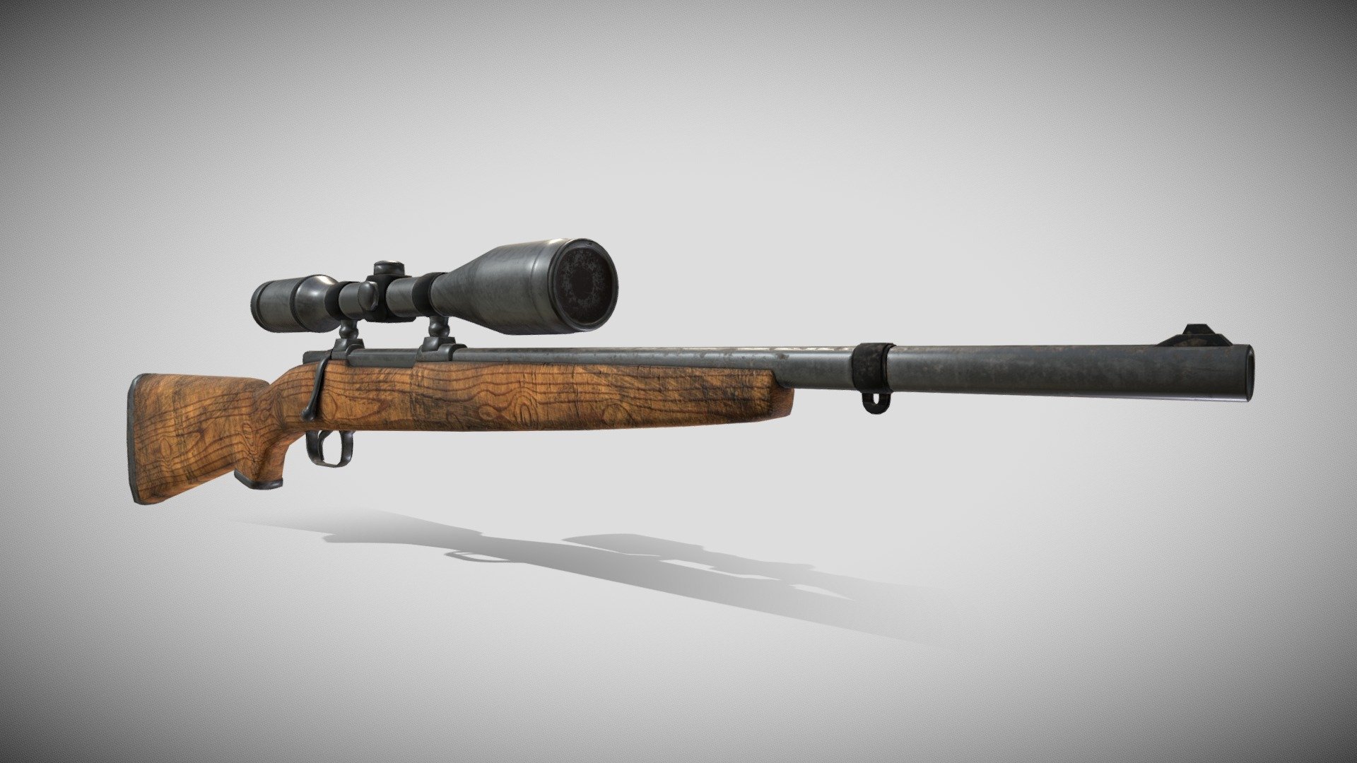 Hunting Rifle - Buy Royalty Free 3D model by Mohammed Qamar (@moqam ...