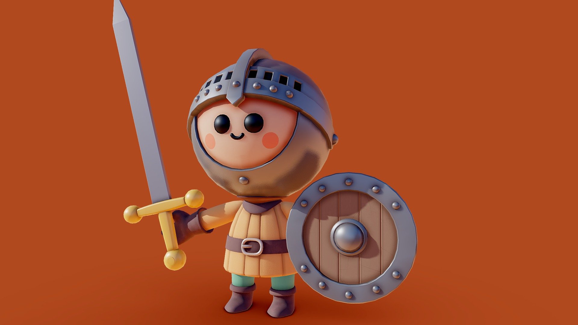 Baby Medieval Character 1 - Buy Royalty Free 3D model by Domenico ...