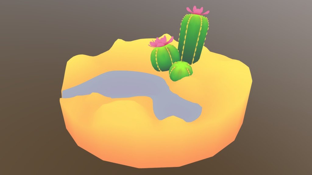 Pocket Desert Scene - 3D model by aidanfox [edb3975] - Sketchfab