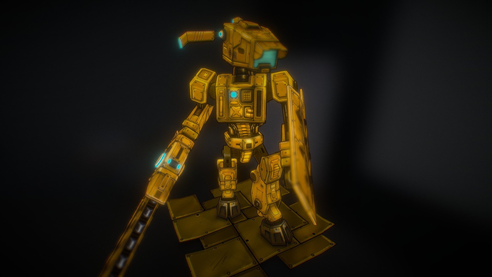 Junkбот автомат - 3D model by Réplhka (@replhka) [edb4a5d] - Sketchfab