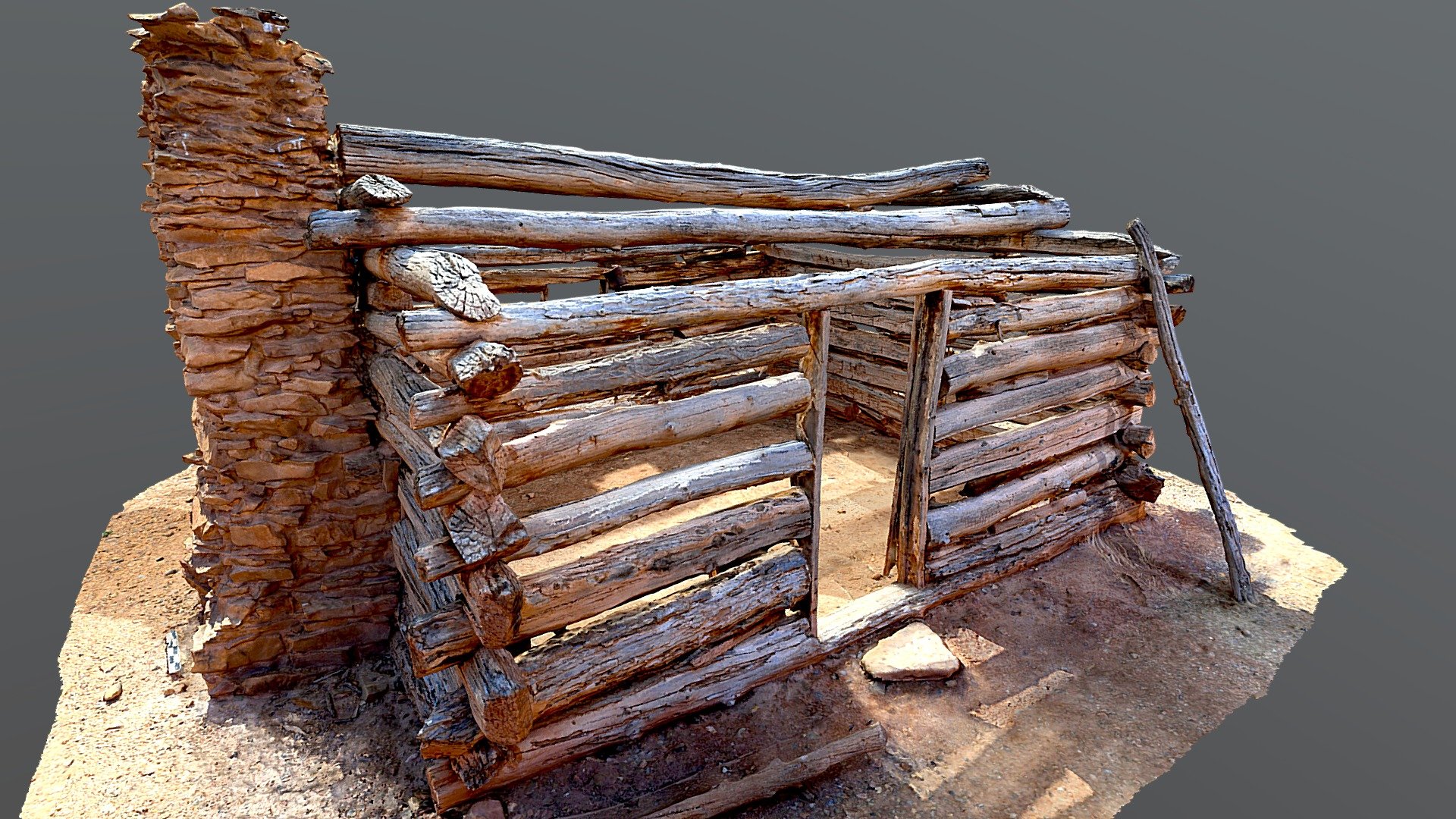 Canyonlands NP - Fort Bottom Cabin 3_21_2024 - 3D model by National ...