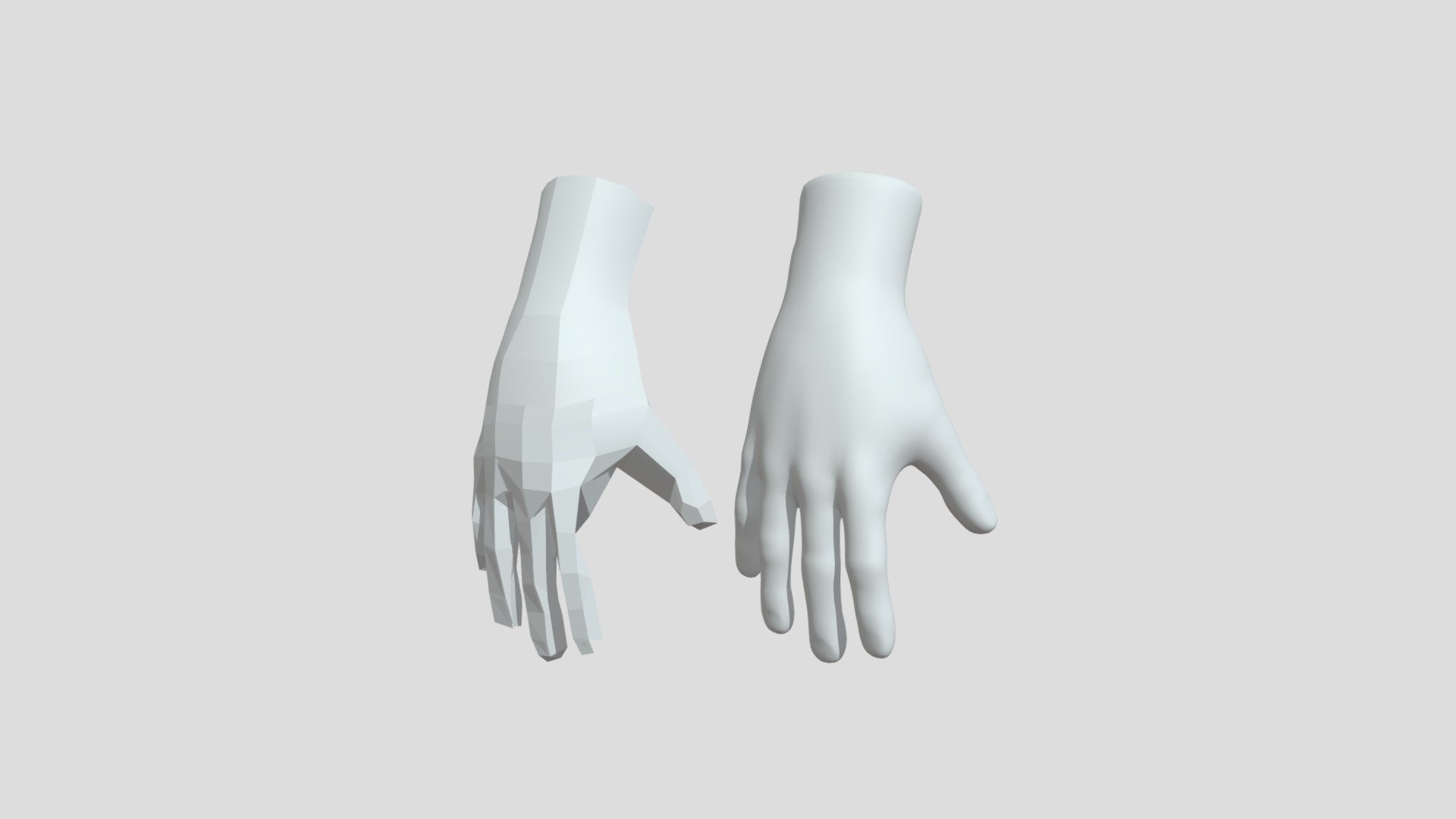 Hands Retopology - Download Free 3D model by Jonathan Pettus ...
