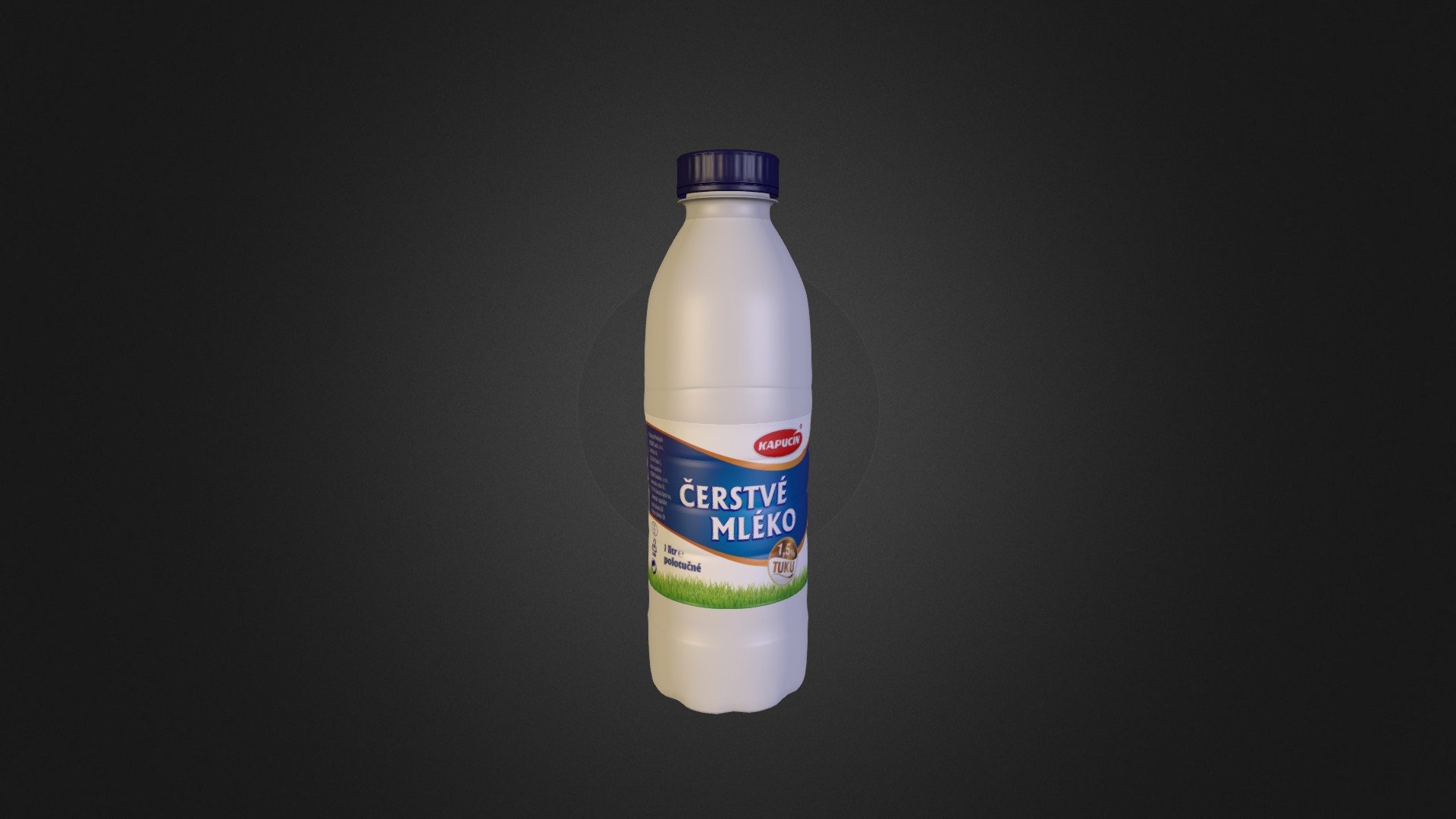 Bottle Milk3 - 3D model by Lirea [edb8a61] - Sketchfab