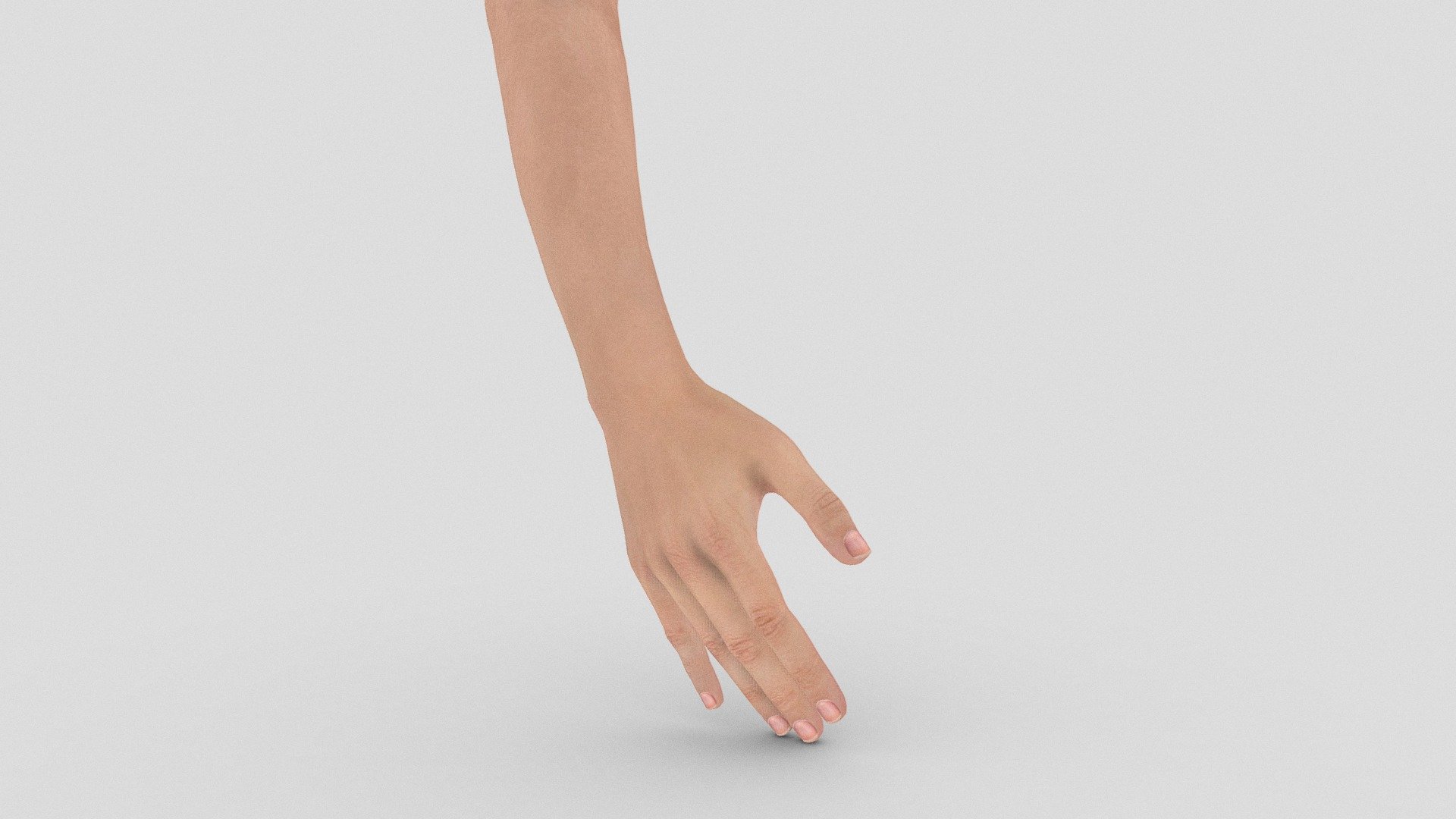 Female Hand Gesture - Open - Buy Royalty Free 3D model by Marc Sawyer ...