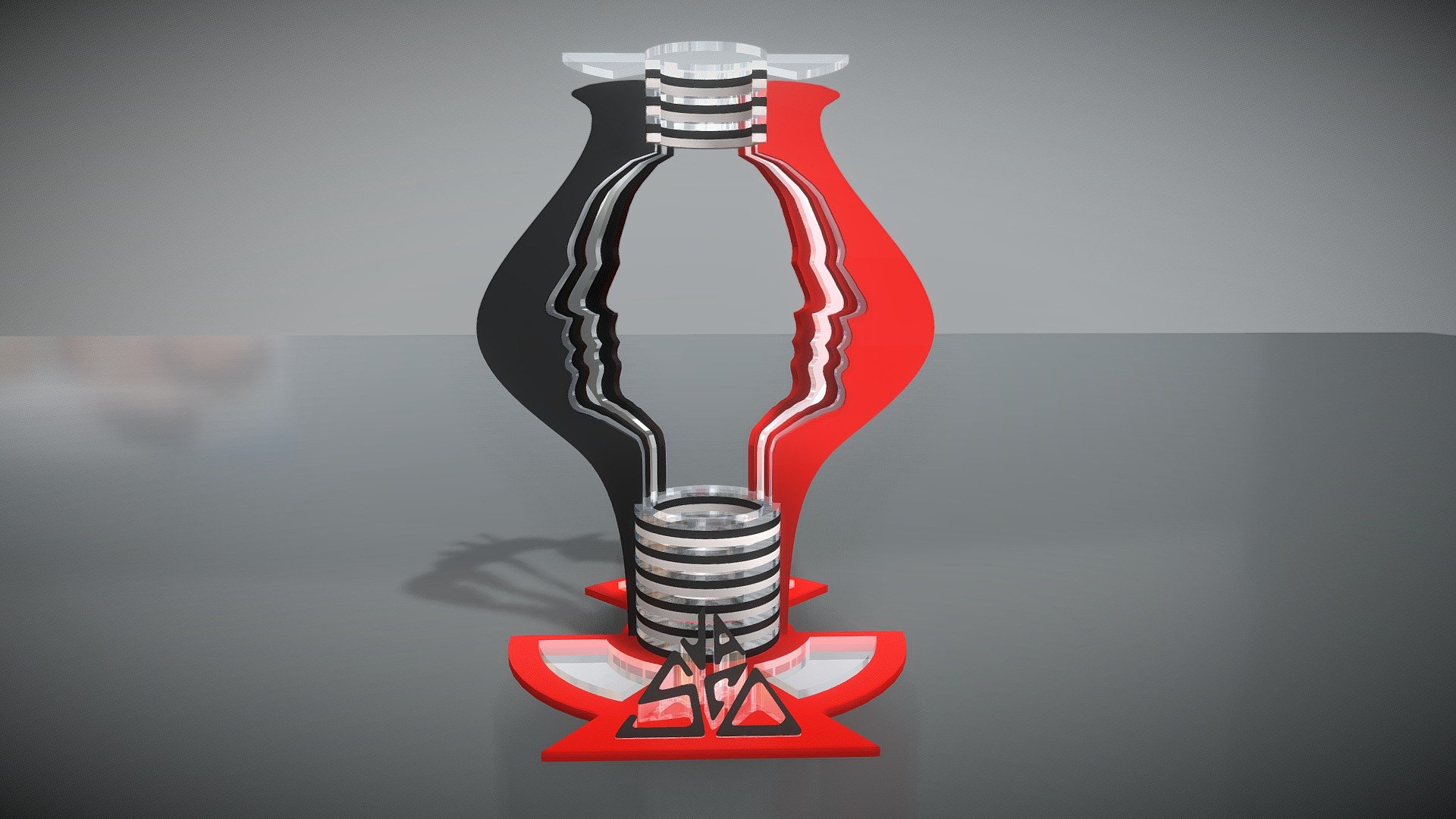 2mind Vasco Lamp - 3D model by 2mind - Diamo un volto al Design ...